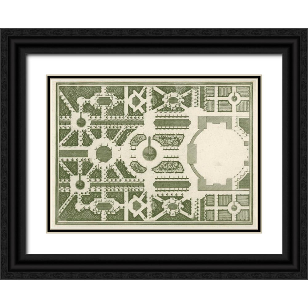 Gravely, Sir Archibold 32x24 Black Ornate Wood Framed with Double ...