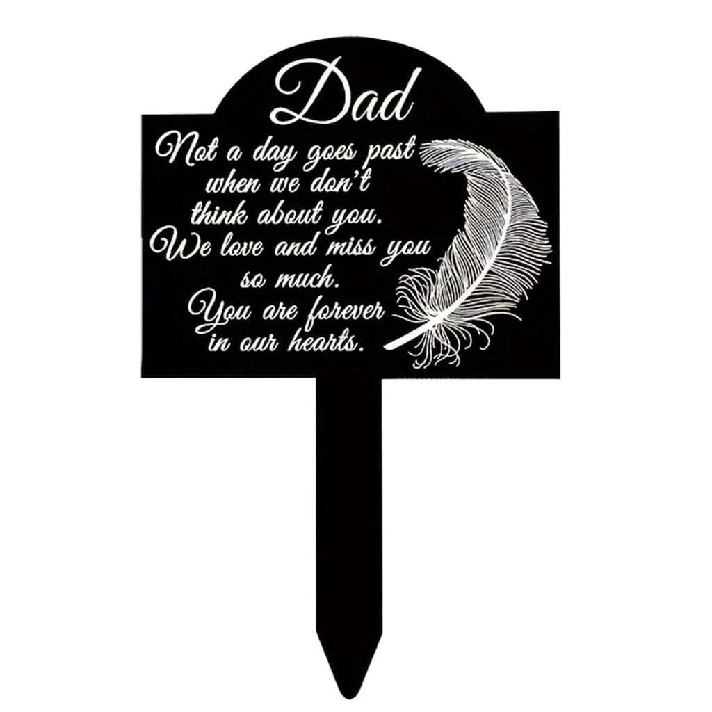 Graveside Sign for Comforting Grieving Cemetery Memorial Grave Plaque ...