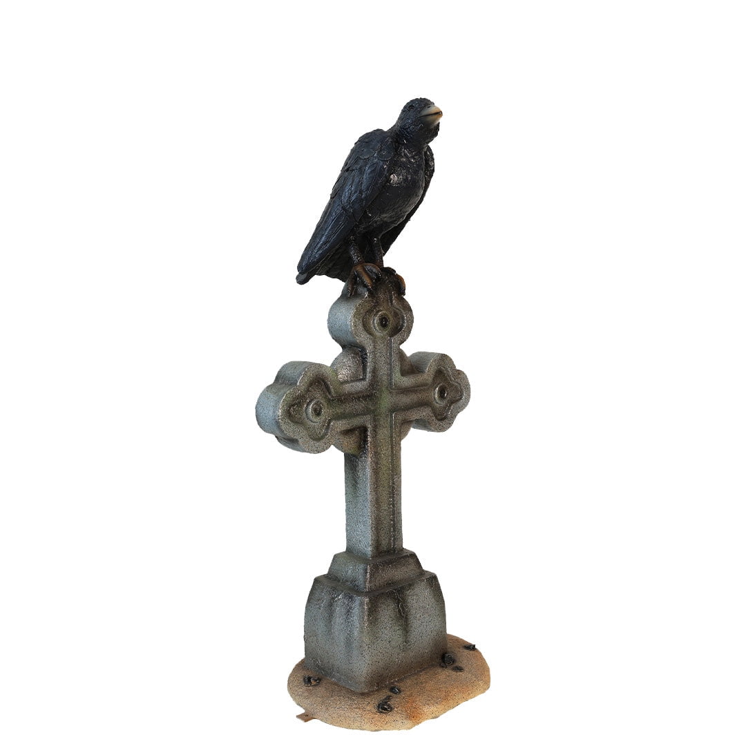 Graveyard Cross Life Size Statue - Walmart.com
