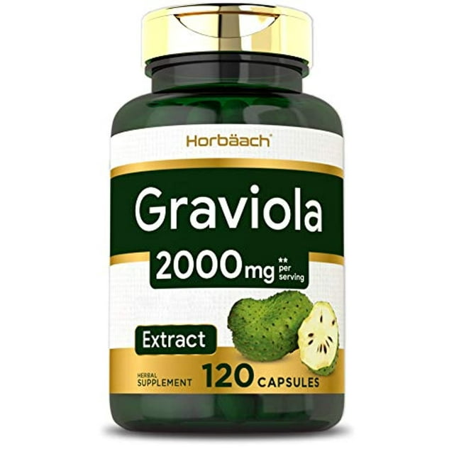 Graviola Extract 2000mg | 120 Capsules | by Horbaach - Walmart.com