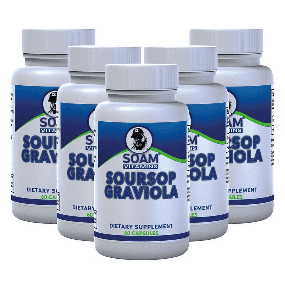 Graviola Leaf 4000 mg - Soursop Leaves Extract - Multivitamin - Support ...