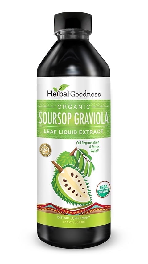 Herbal Goodness Graviola Soursop Vitamin Drops - Liquid Extract for ...
