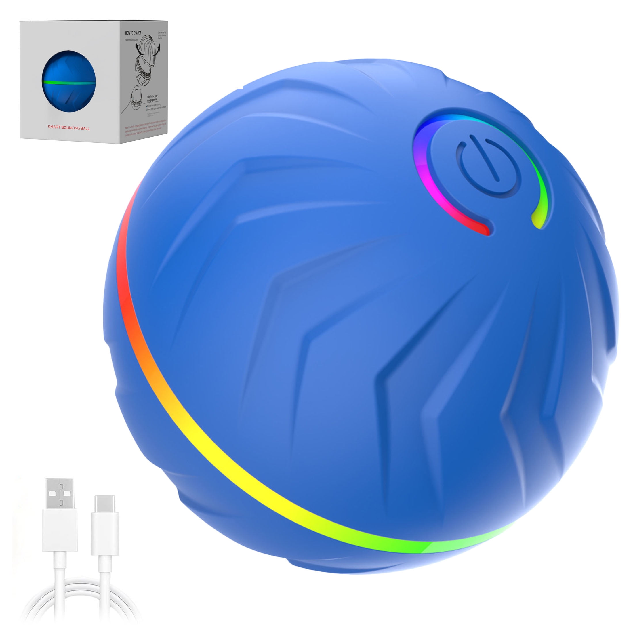 Gravity Bounce Ball, Dog Ball,2025 New Interactive Vibrating Dog Balls ...