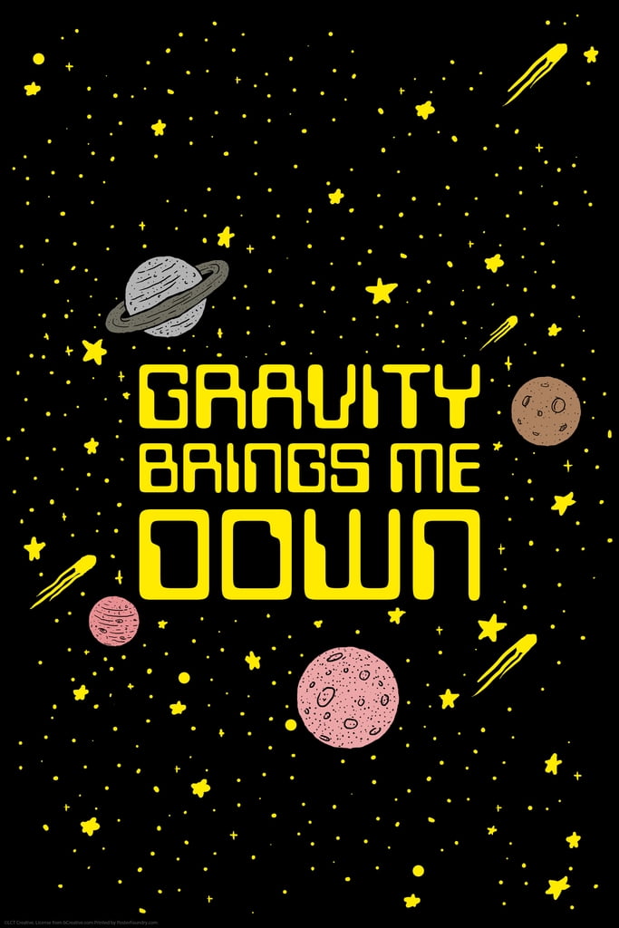 Gravity Brings Me Down Science Physics Funny Parody LCT Creative Solar ...