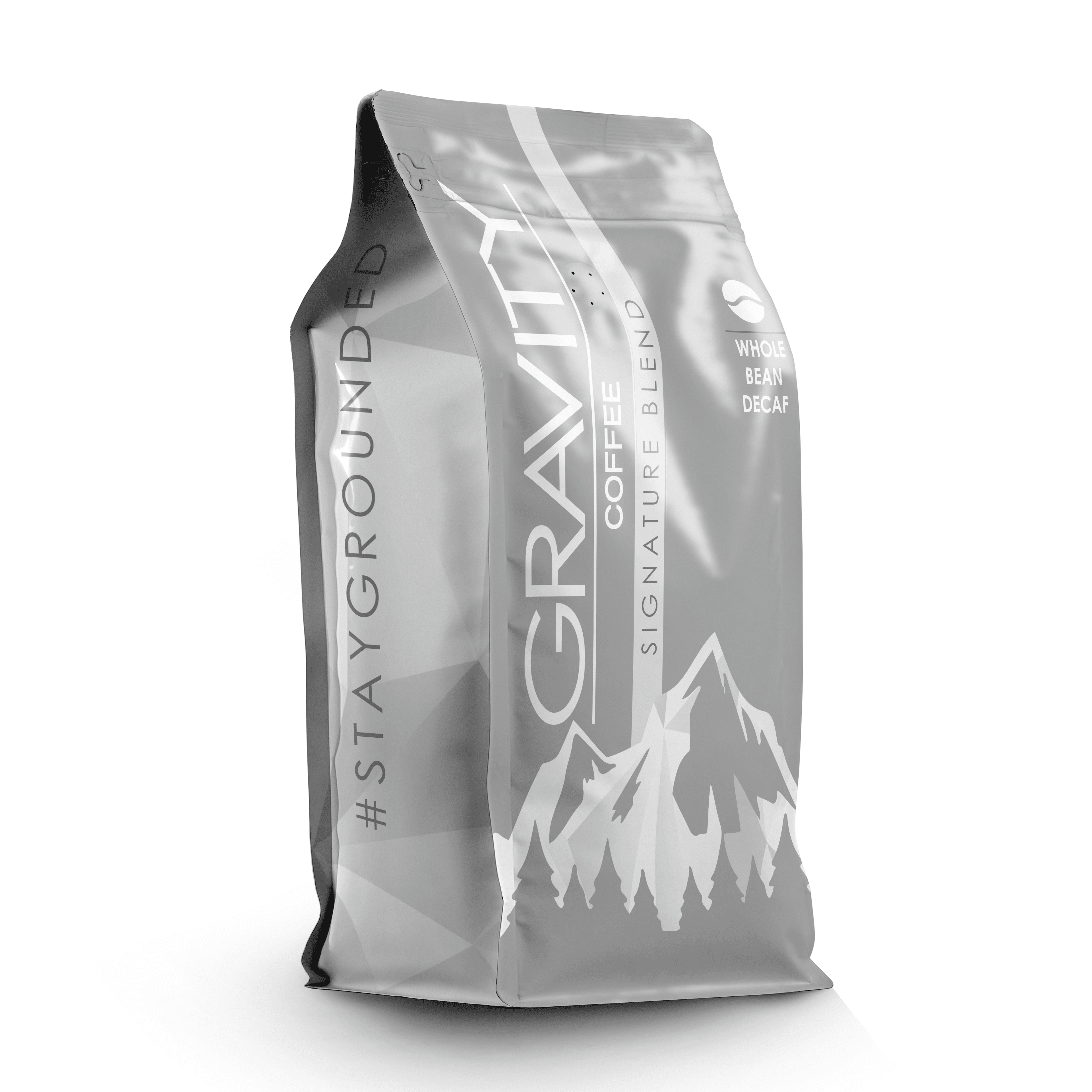 Gravity Coffee, Rich Specialty Blend, Decaf Swiss Water 12oz Bag, Medium Roast, Hazelnut ...