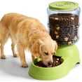 Gravity Dog Feeder, 11L Large Capacity Automatic Self-Dispensing Dry ...