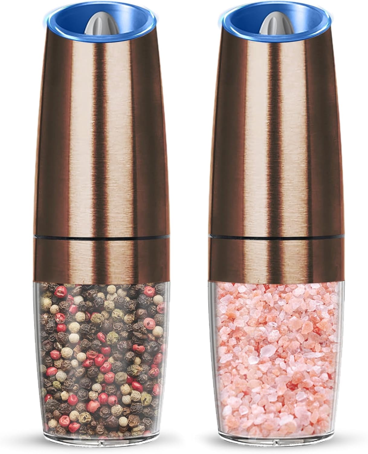 Gravity Electric Salt And Pepper Grinder Set, Automatic Salt And Pepper ...