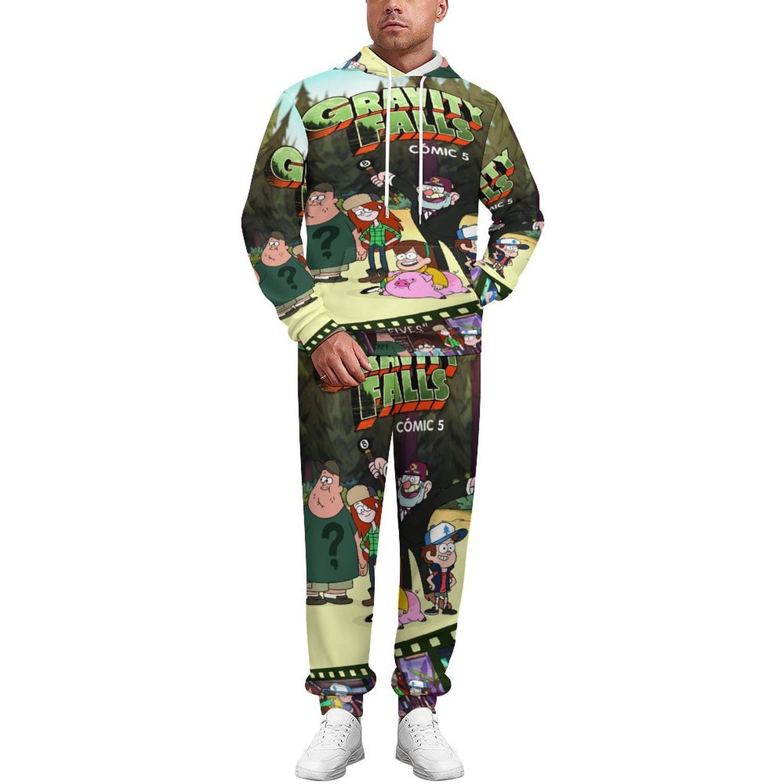 Gravity Fa-,ll Hoodie and Sweatpants Set Hooded Sweatshirt Pants 2 ...
