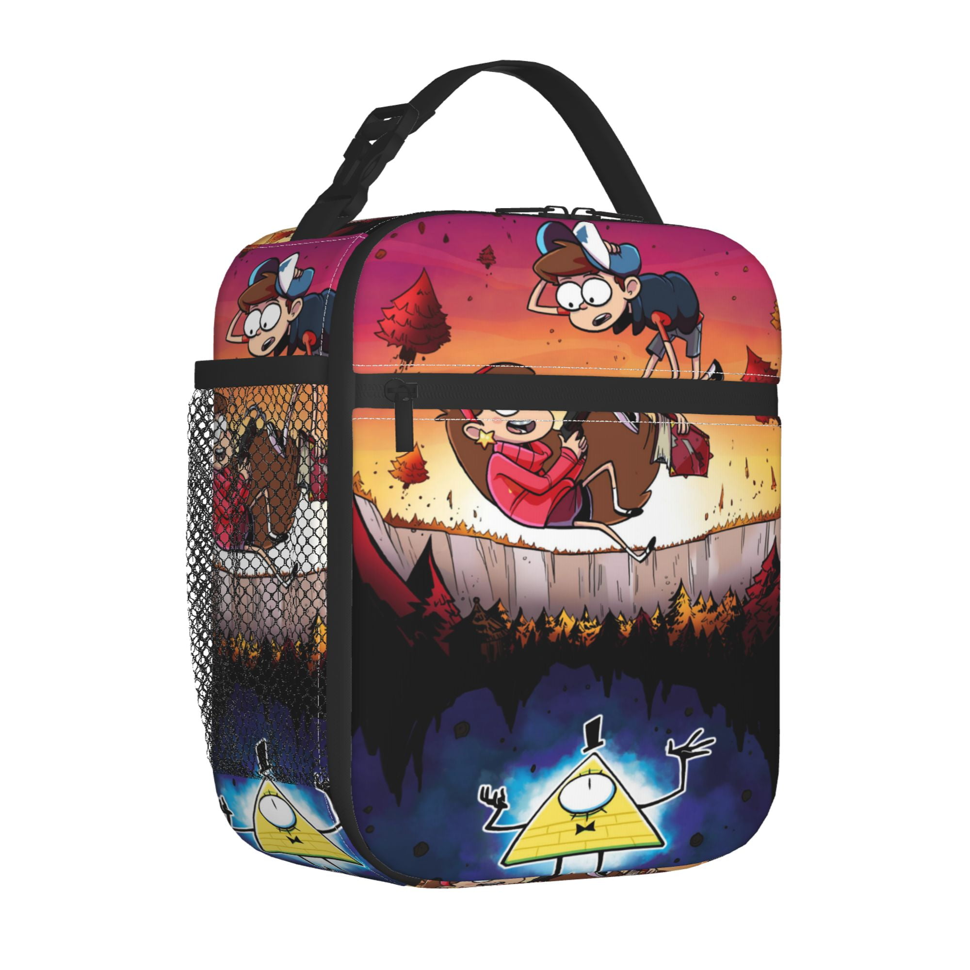 Gravity Fall Lunch Bag Reusable Insulated Lunch Box Meal Handbag To ...