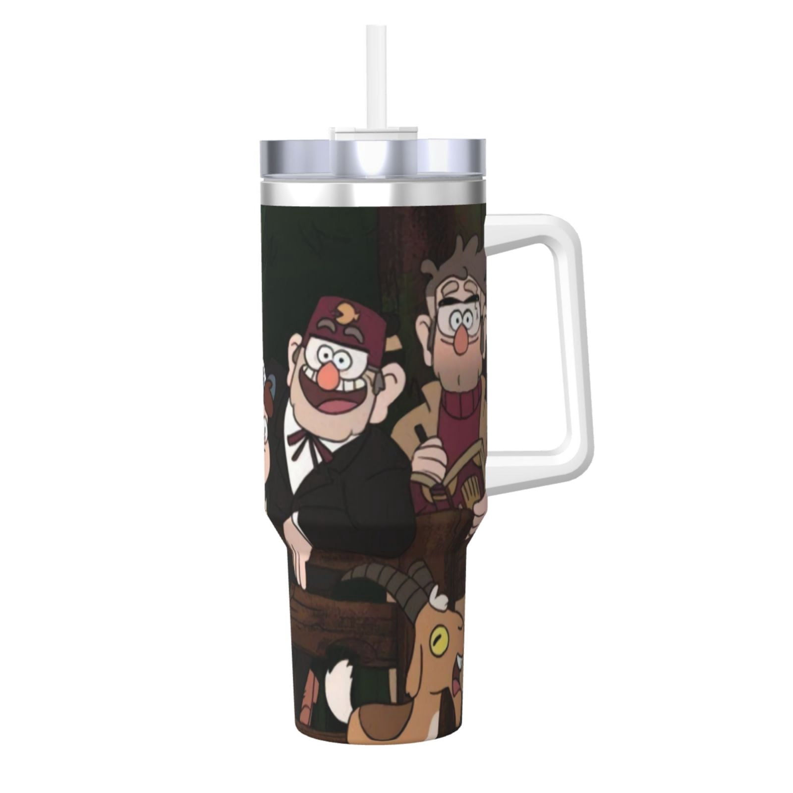 Gravity Falls 40oz Ice King (With Handle And Straw),Car Travel Cup,2-In ...