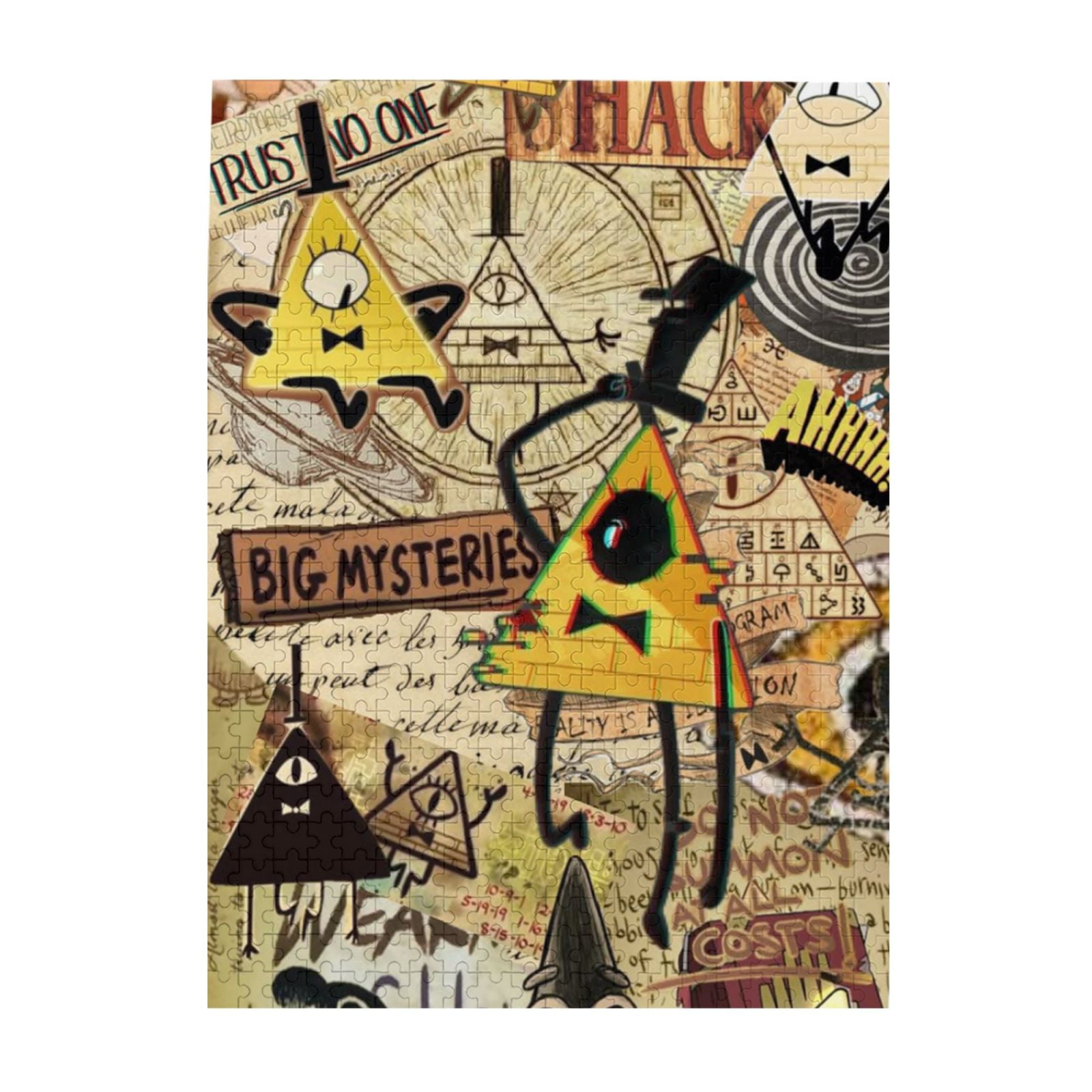 Gravity Falls 500 Pieces Wooden Jigsaw Puzzle Intellectual Game For ...