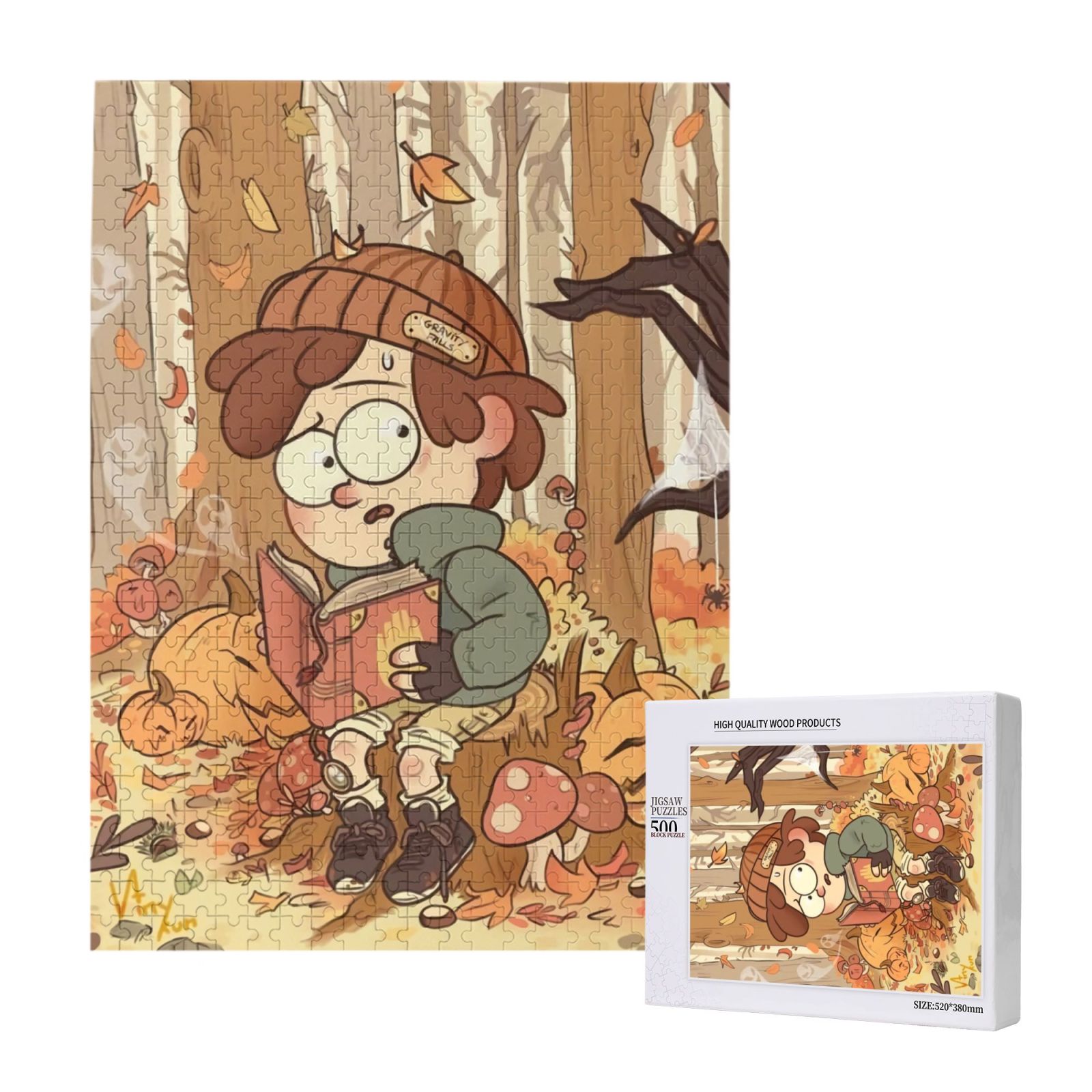 Gravity Falls Anime Puzzles Boys Girls Teens 300/500/1000 Piece Wooden ...