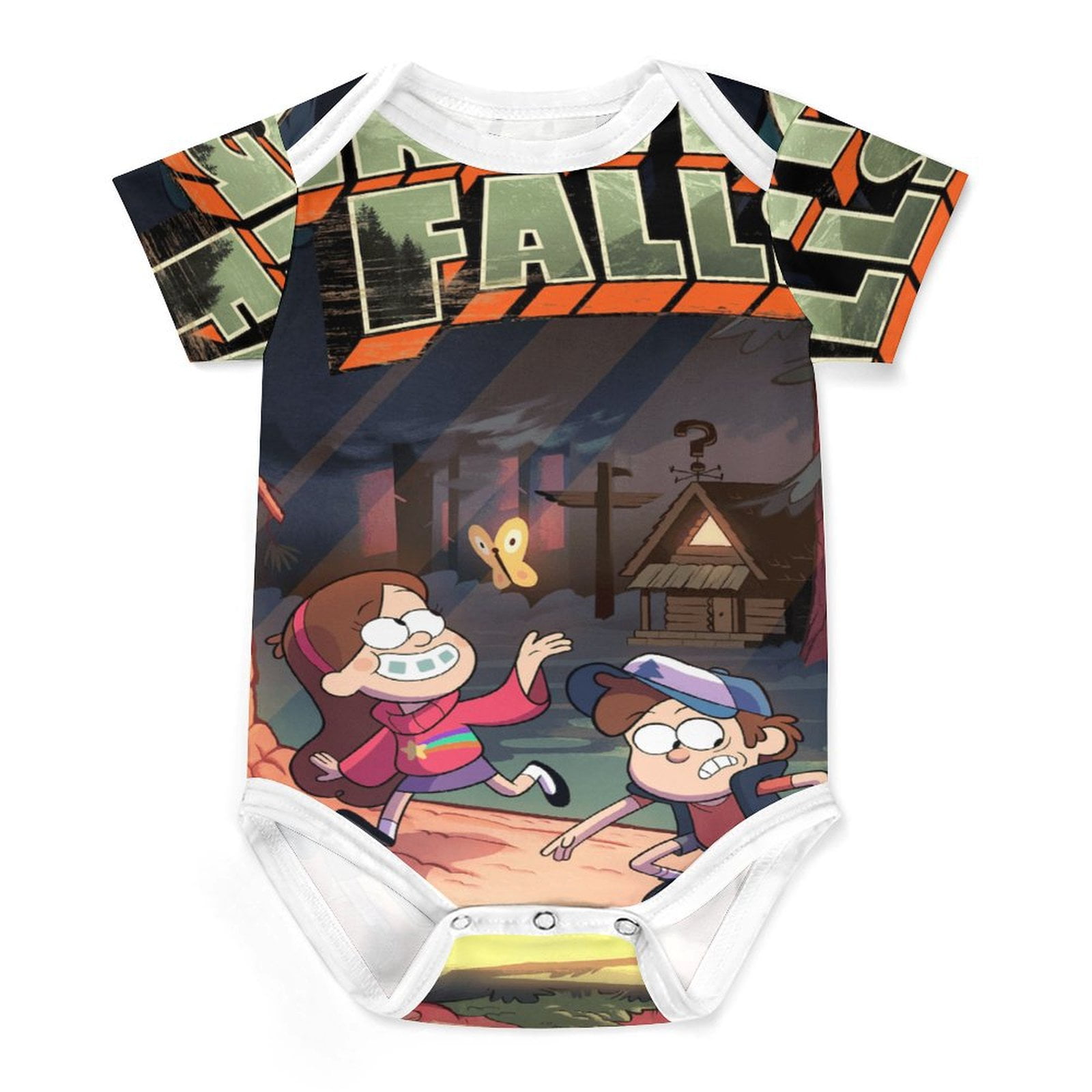 Gravity Falls Baby Bodysuit Boy Girl Clothes Soft Newborn Infant Outfit ...