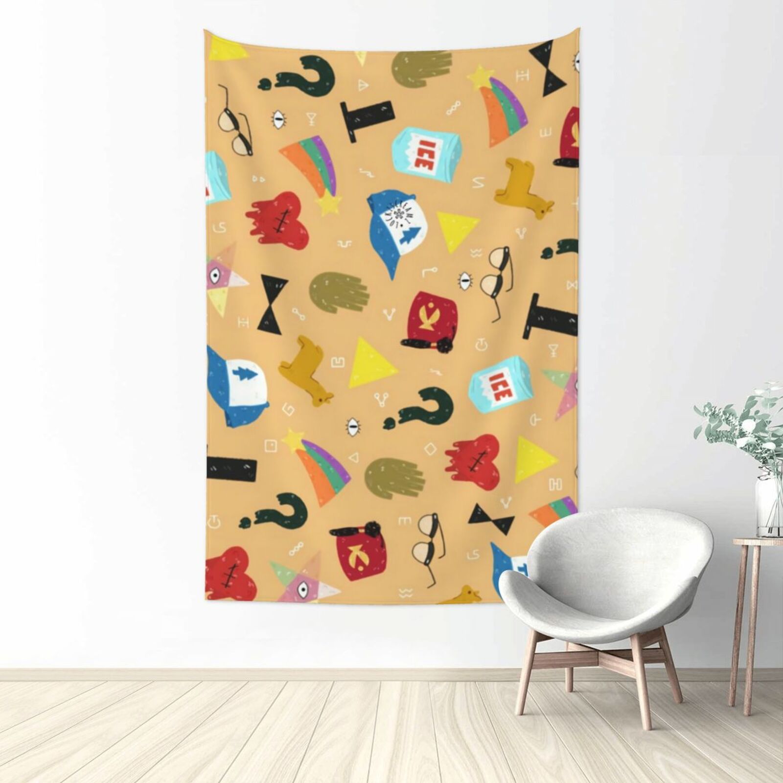 Gravity Falls Bedroom Tapestry, King Size, Wall Hanging, Wall Decor ...