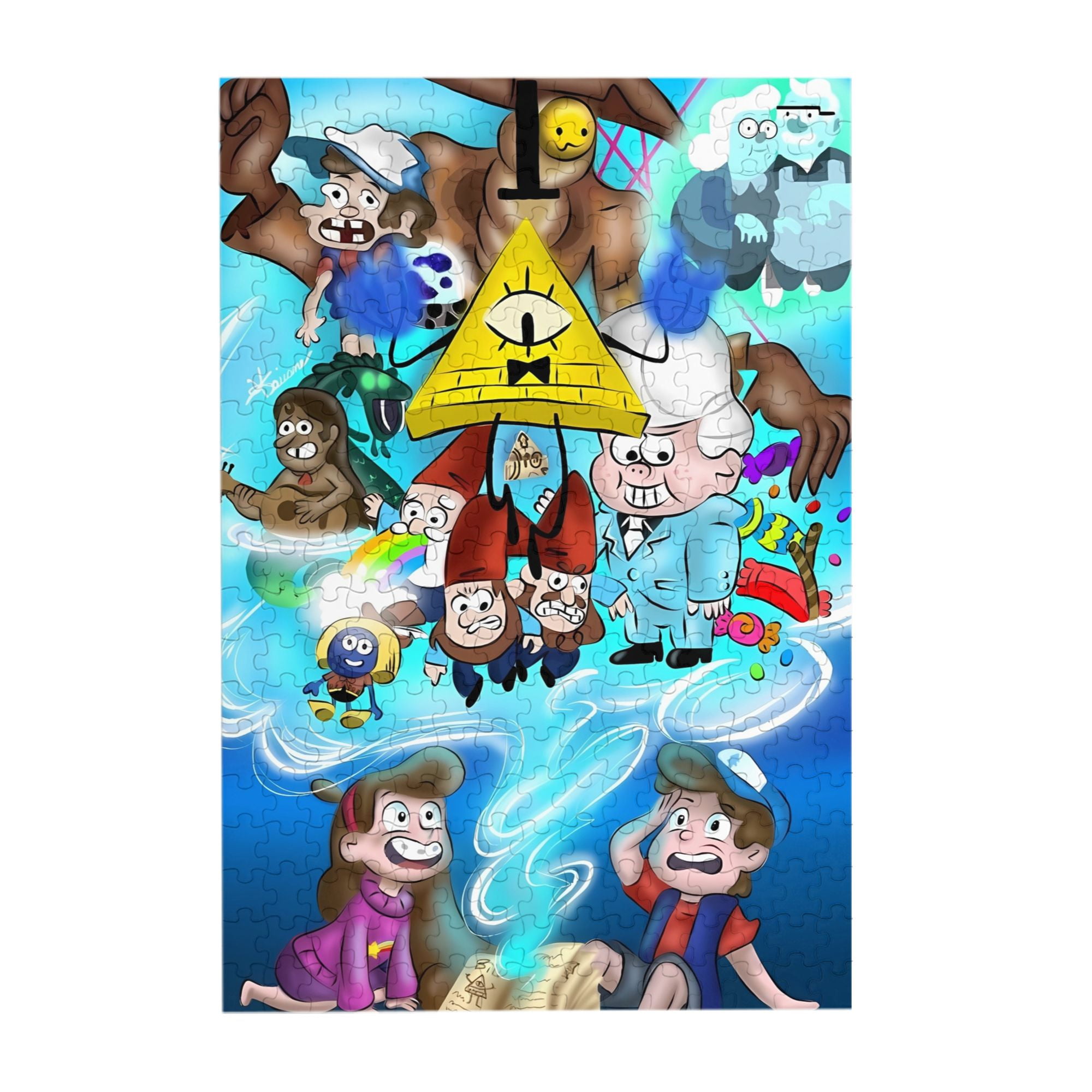 Gravity Falls Bill Cipher 300 Piece Puzzles For Adults And Kids, Wooden ...