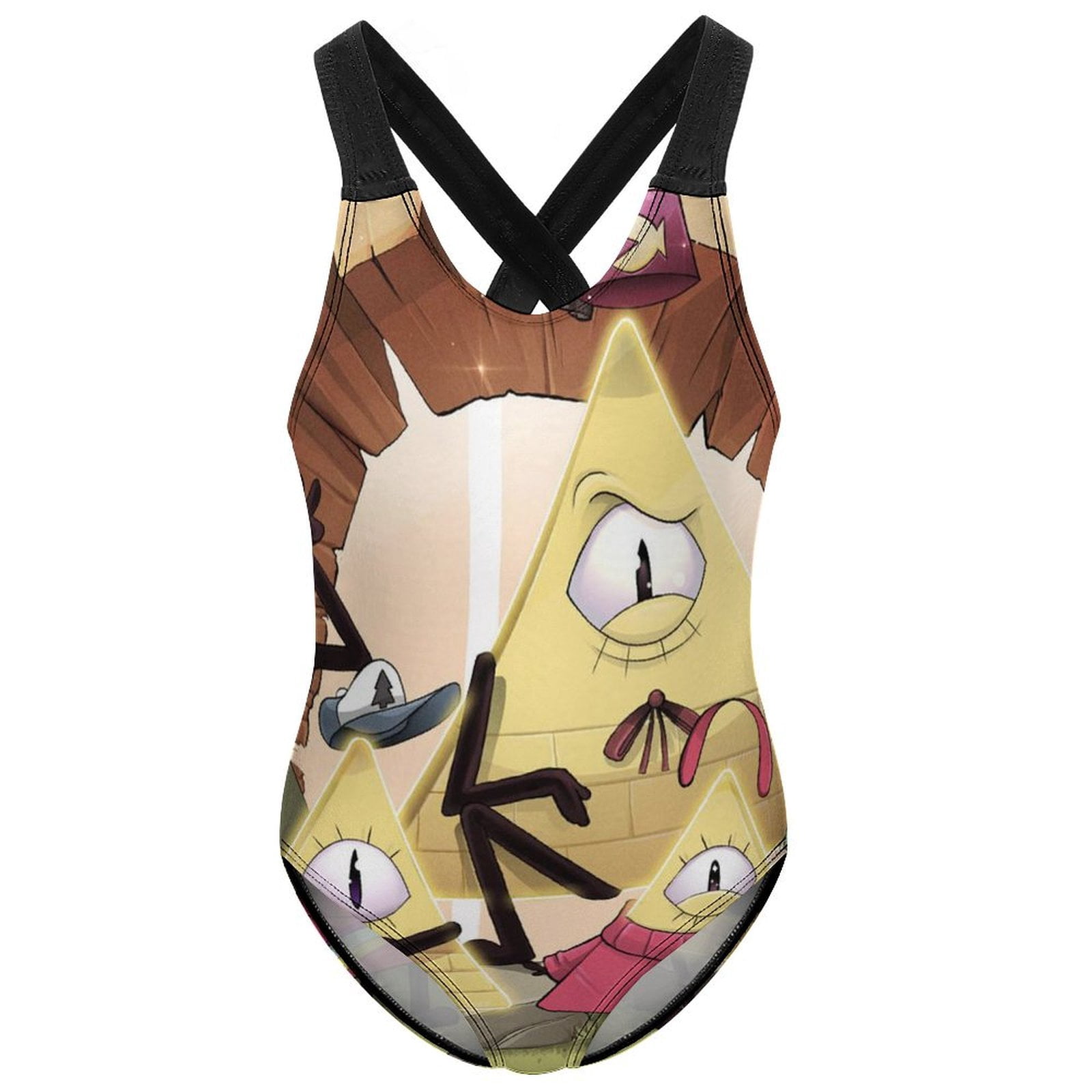 Gravity Falls Bill Cipher Animation Children's One-piece Swimsuit ...