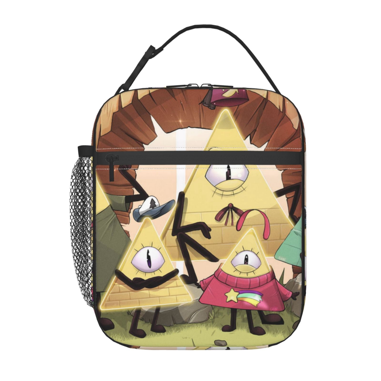 Gravity Falls Bill Cipher Animation Insulated Lunch Bag Portable Tote ...