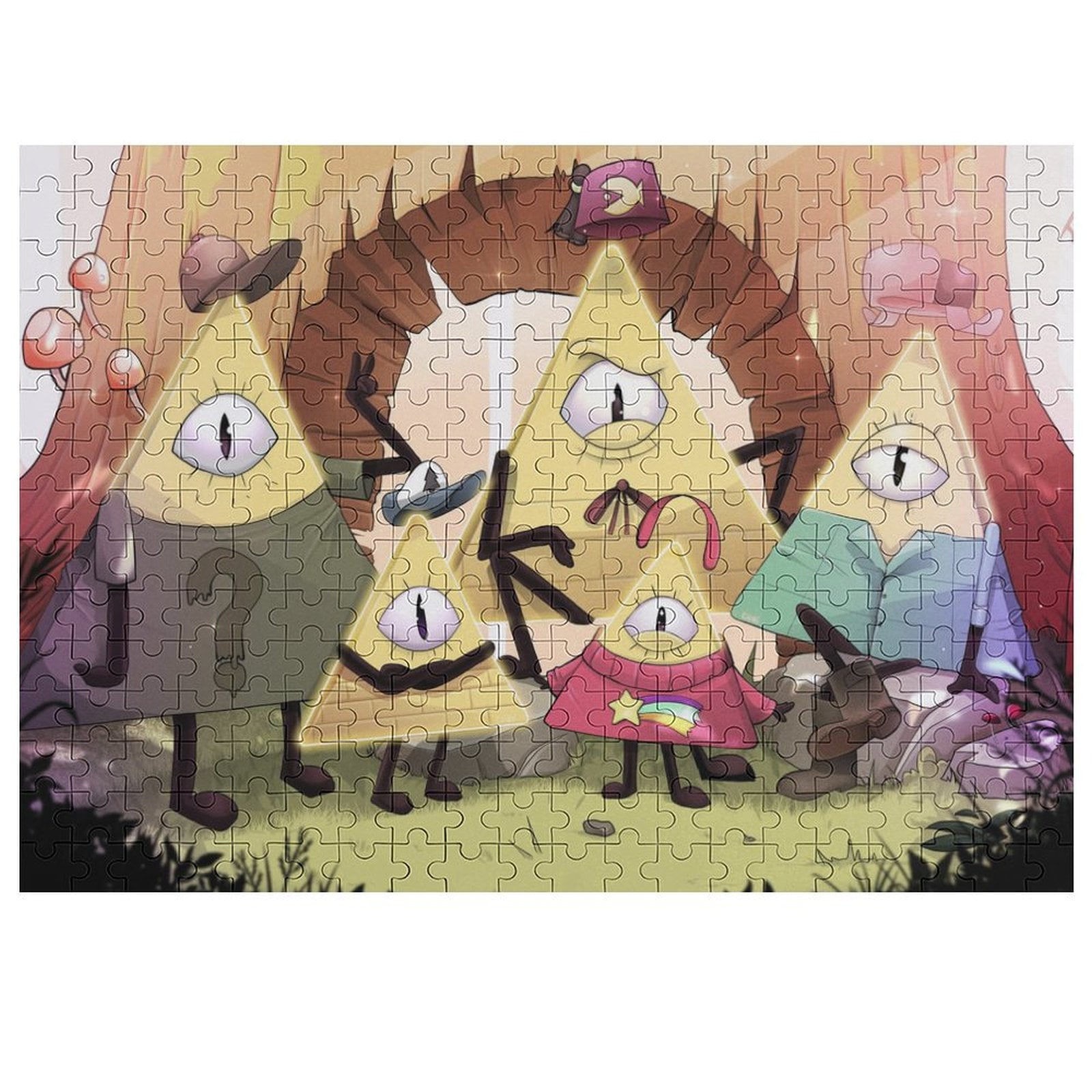 Gravity Falls Bill Cipher Animation Jigsaw Puzzles Interlocking Puzzles ...