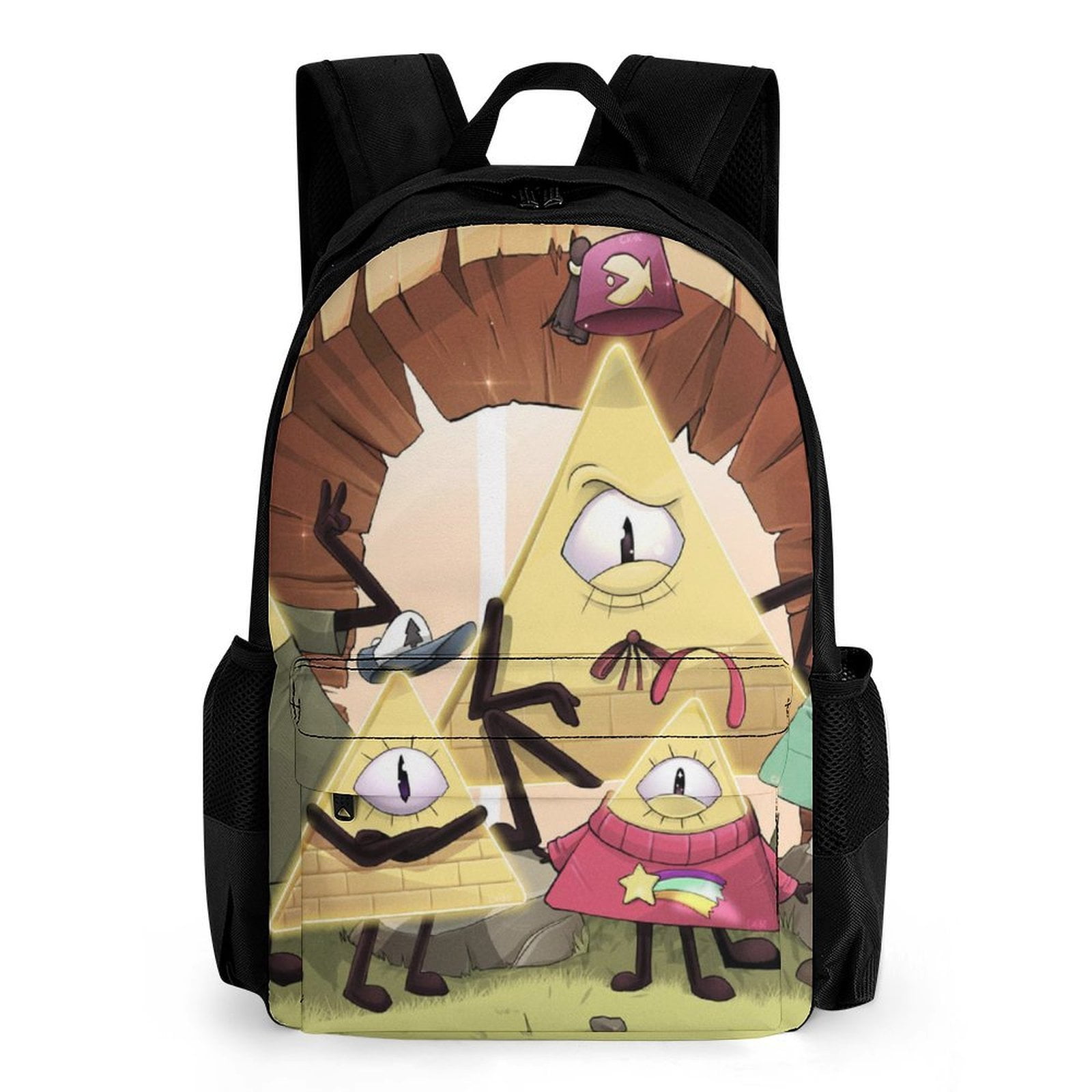 Gravity Falls Bill Cipher Animation School Bag Laptop Backpack Large ...