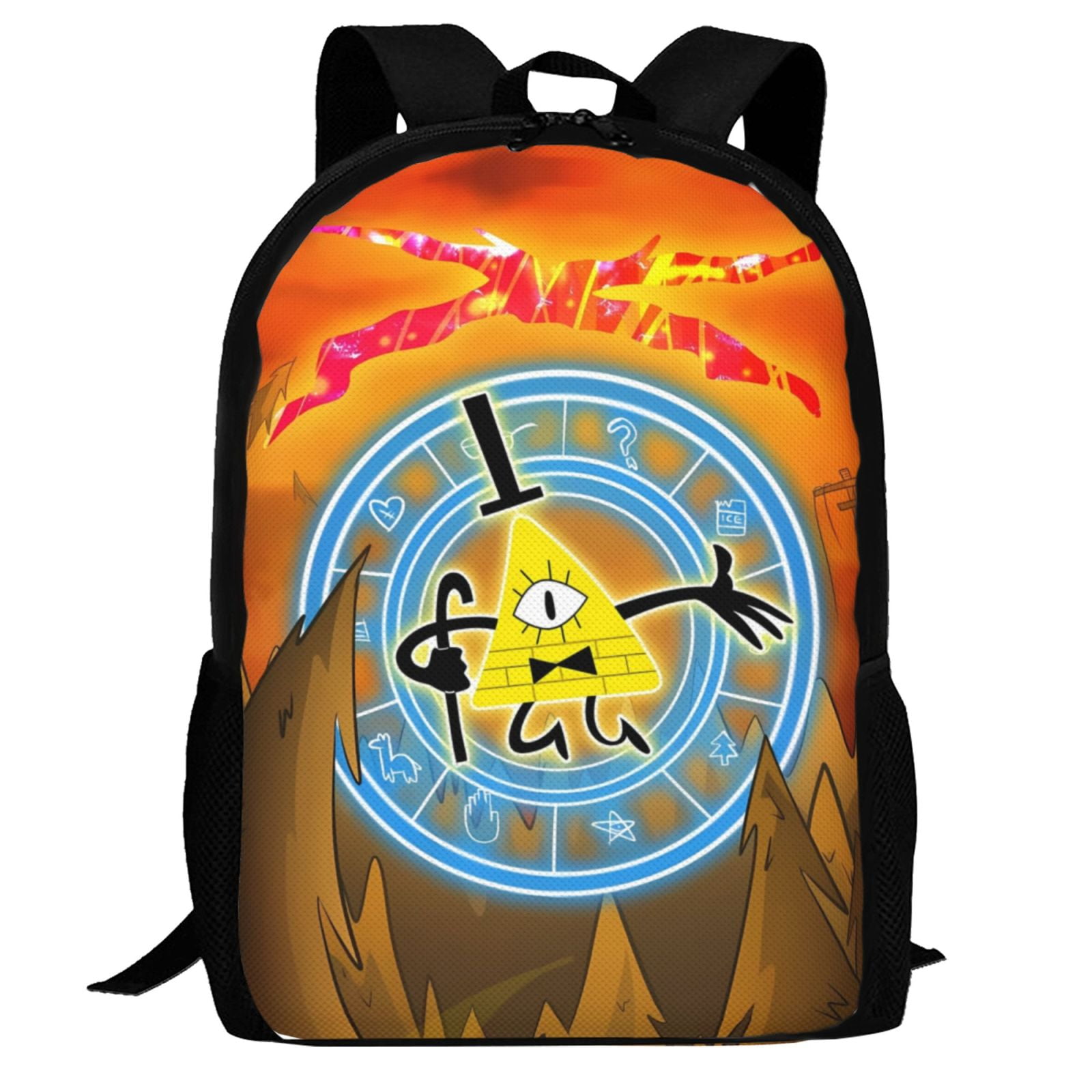 Gravity Falls Bill Cipher Backpack,3d Print Laptop Backpack Lightweight ...