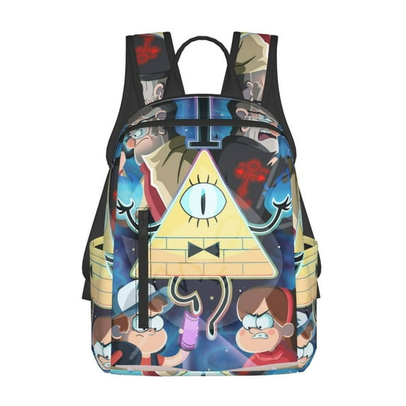 Gravity Falls Bill Cipher Backpack Unisex Daypack Adjustable ...