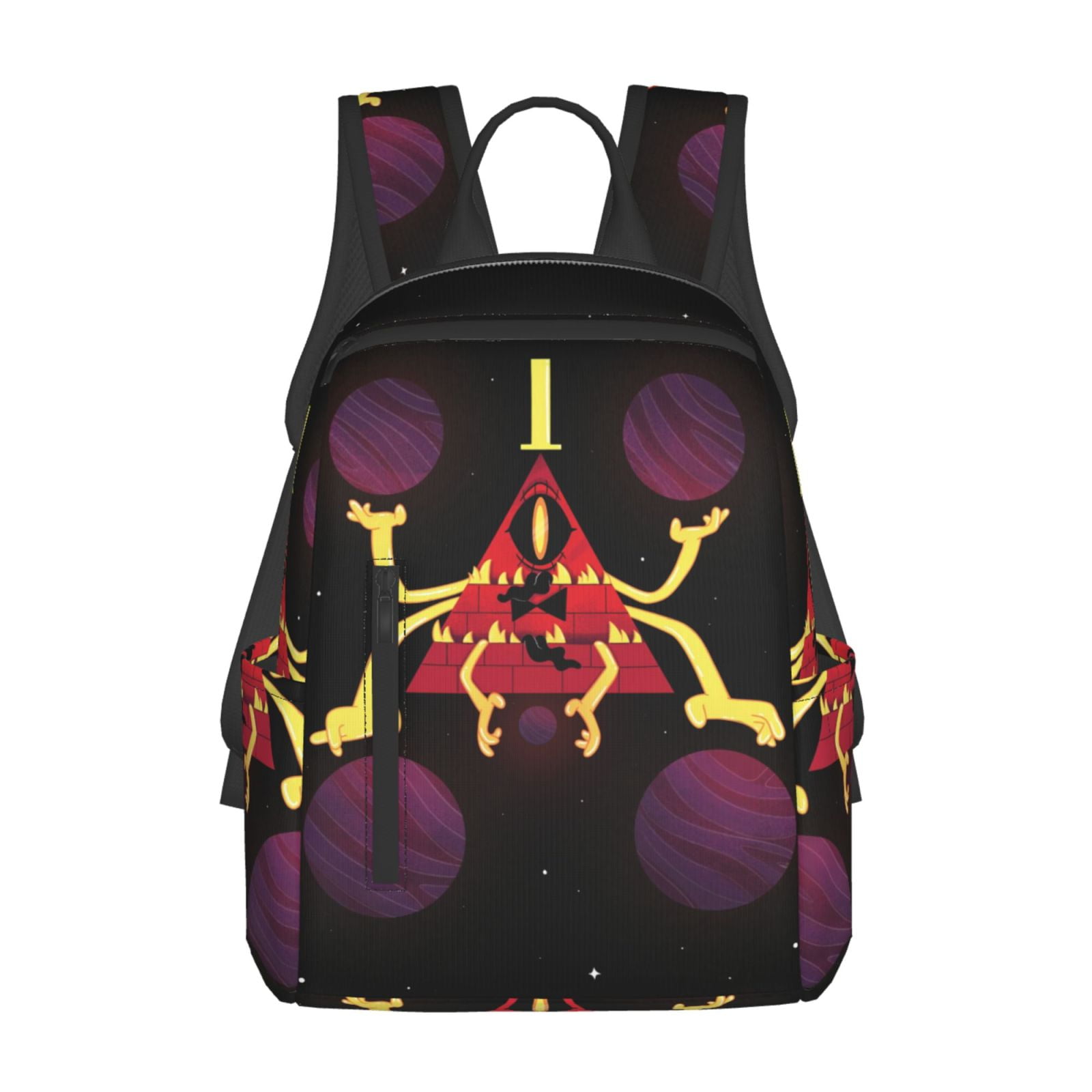 Gravity Falls Bill Cipher Backpack Unisex Daypack Adjustable ...