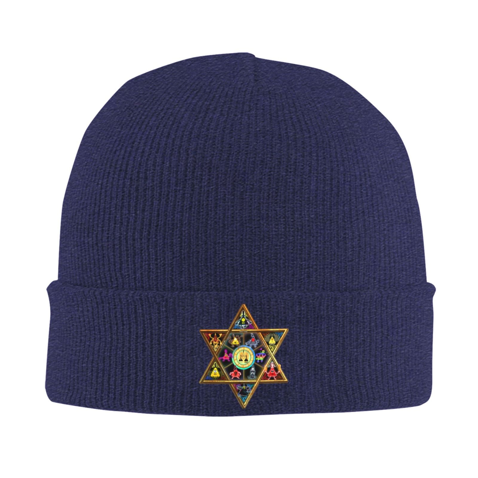 Gravity Falls Bill Cipher Beanie Hat Winter Warm Knit Cuffed Cap For ...