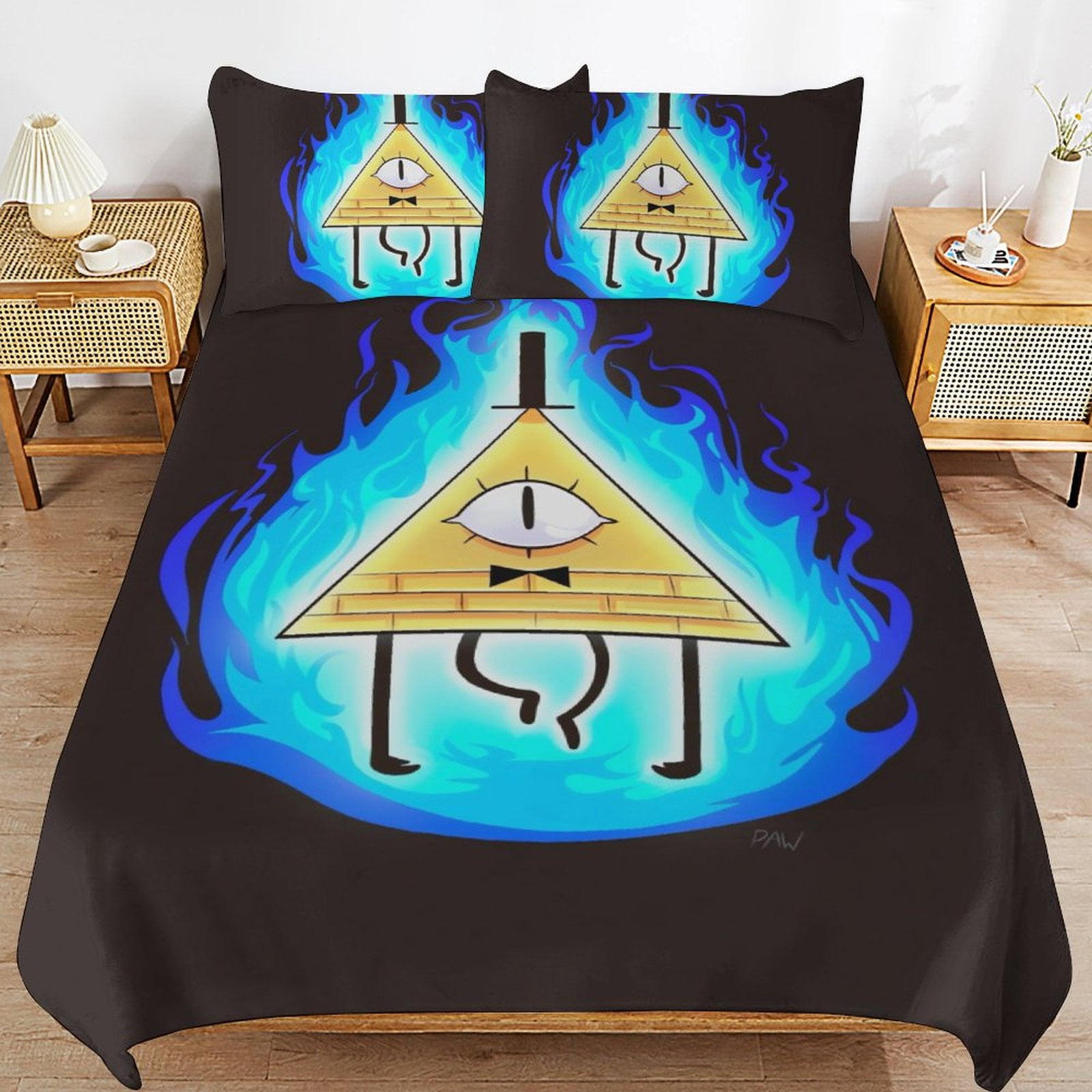 Gravity Falls Bill Cipher Bed Duvet Cover Microfiber Bedding Sets 3D ...