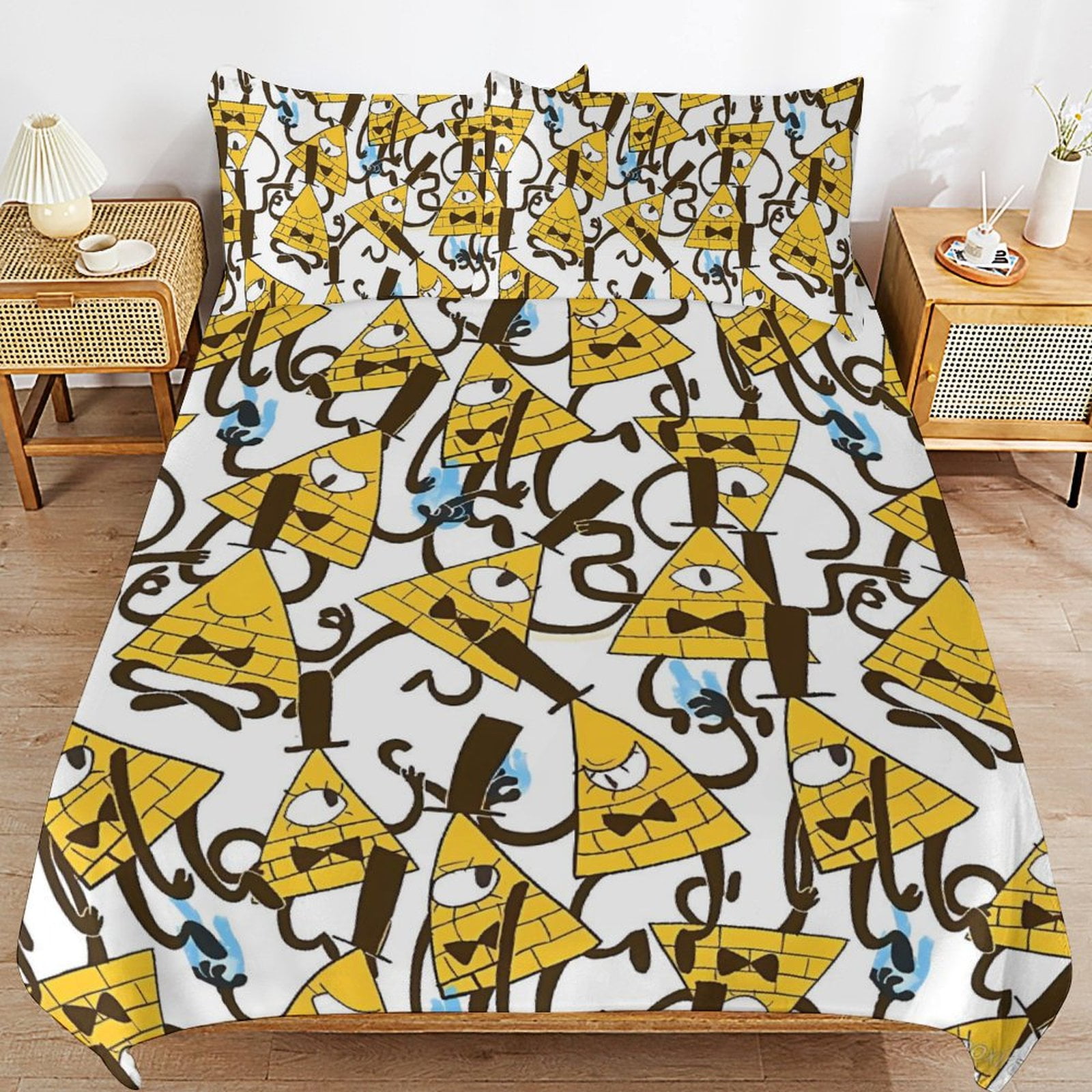 Gravity Falls Bill Cipher Bed Duvet Cover Microfiber Bedding Sets 3D ...