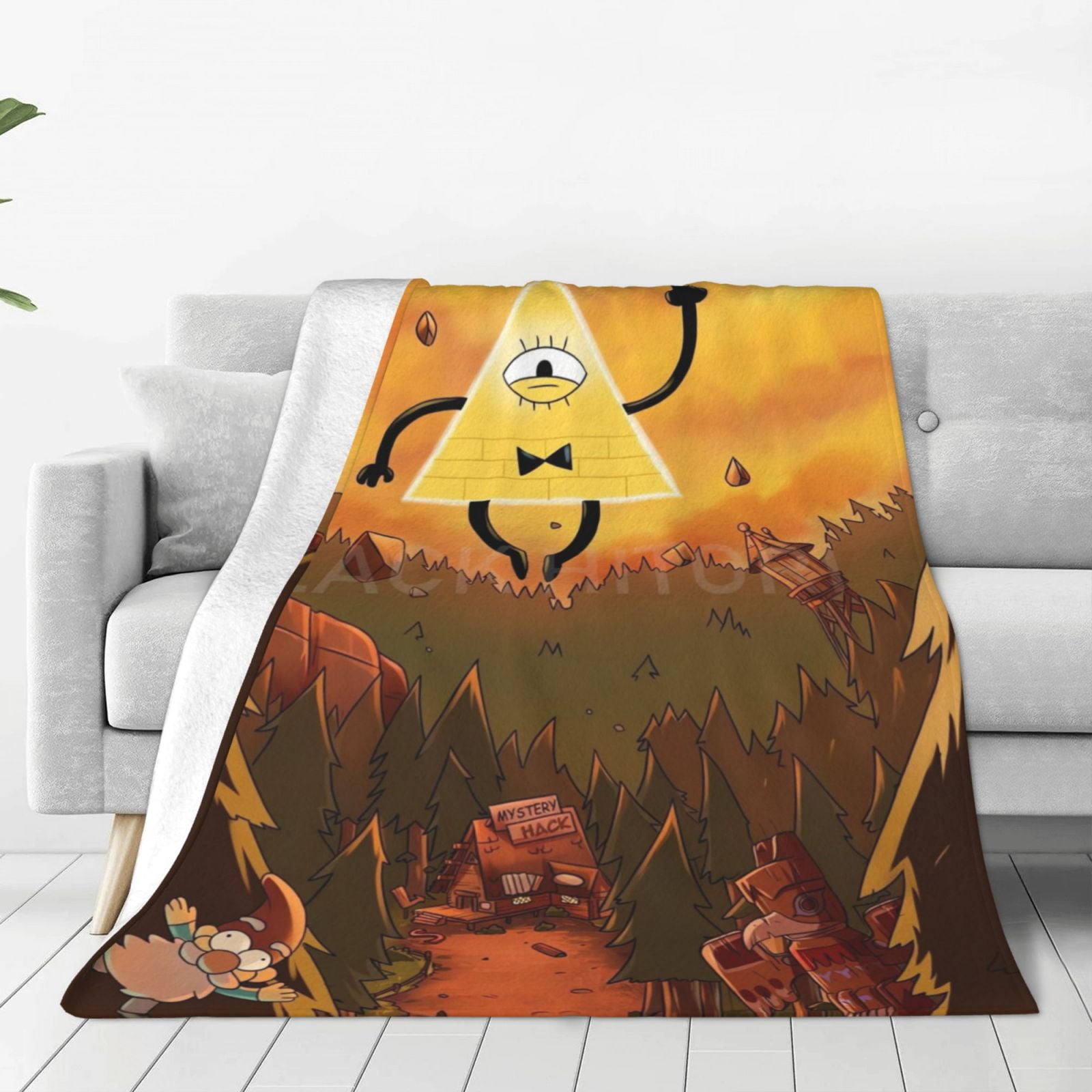 Gravity Falls Bill Cipher Blankets Flannel Fleece Warm Soft Throw ...
