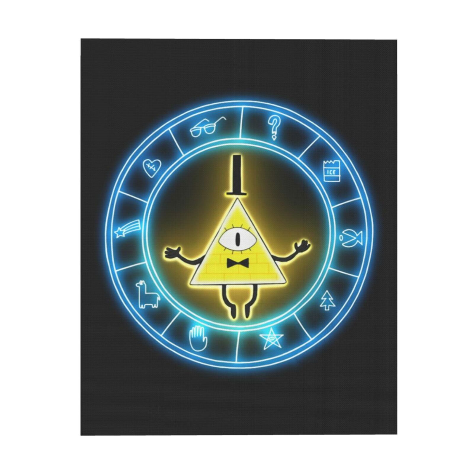Gravity Falls Bill Cipher Canvas Decorative Poster Gift Art Picture ...