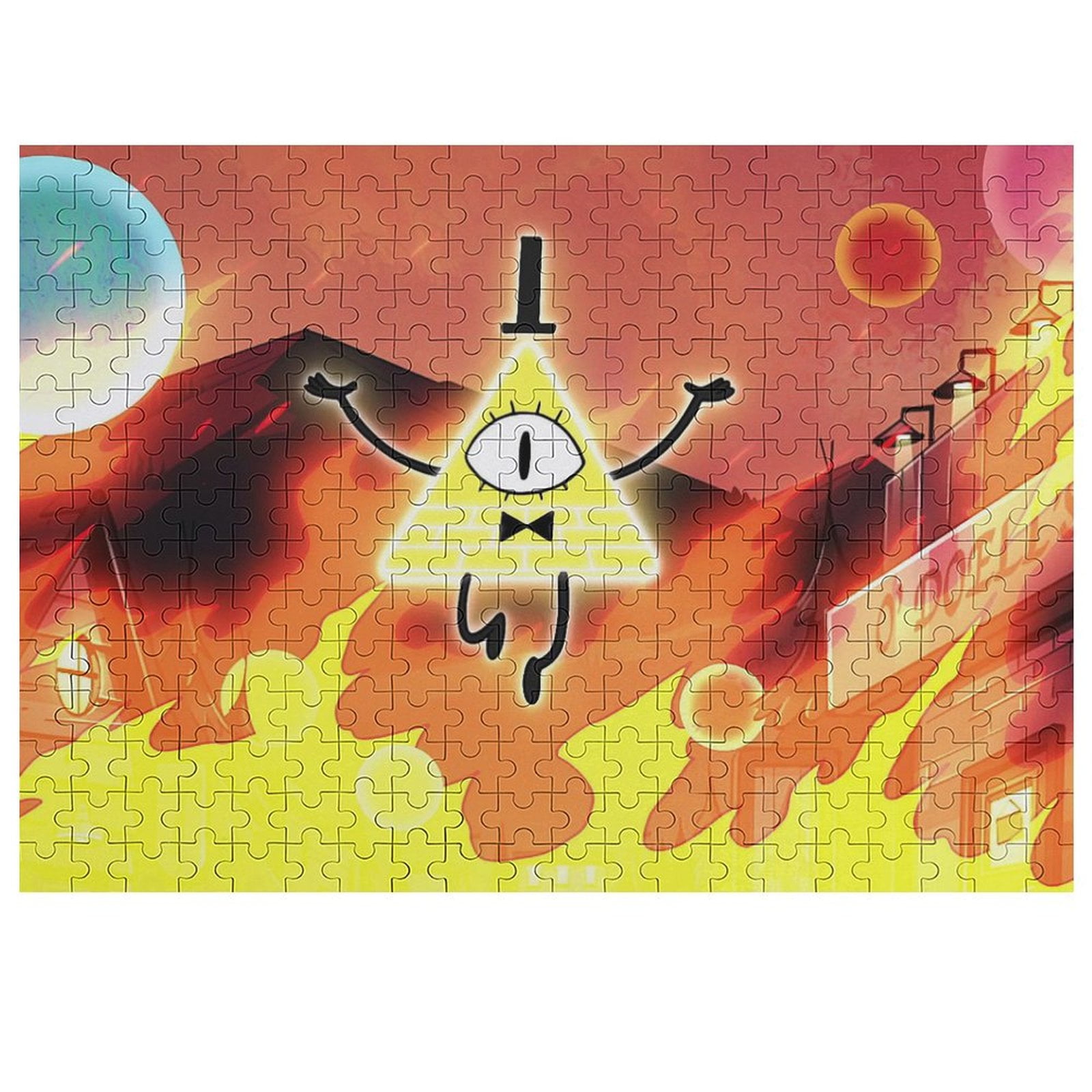 Gravity Falls Bill Cipher Cute Jigsaw Puzzles Interlocking Puzzles Home ...
