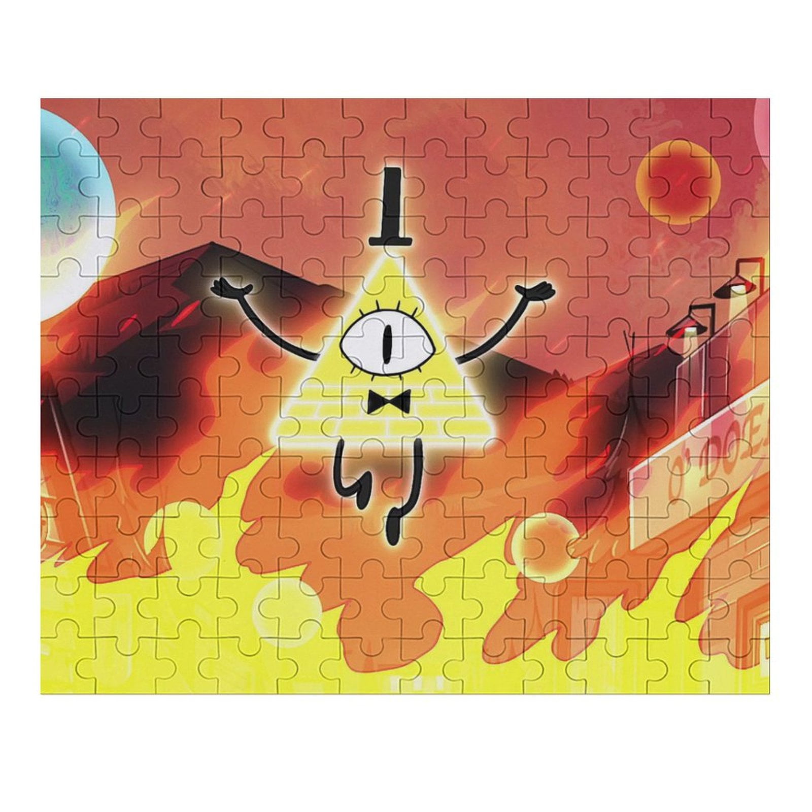Gravity Falls Bill Cipher Cute Jigsaw Puzzles Interlocking Puzzles Home ...