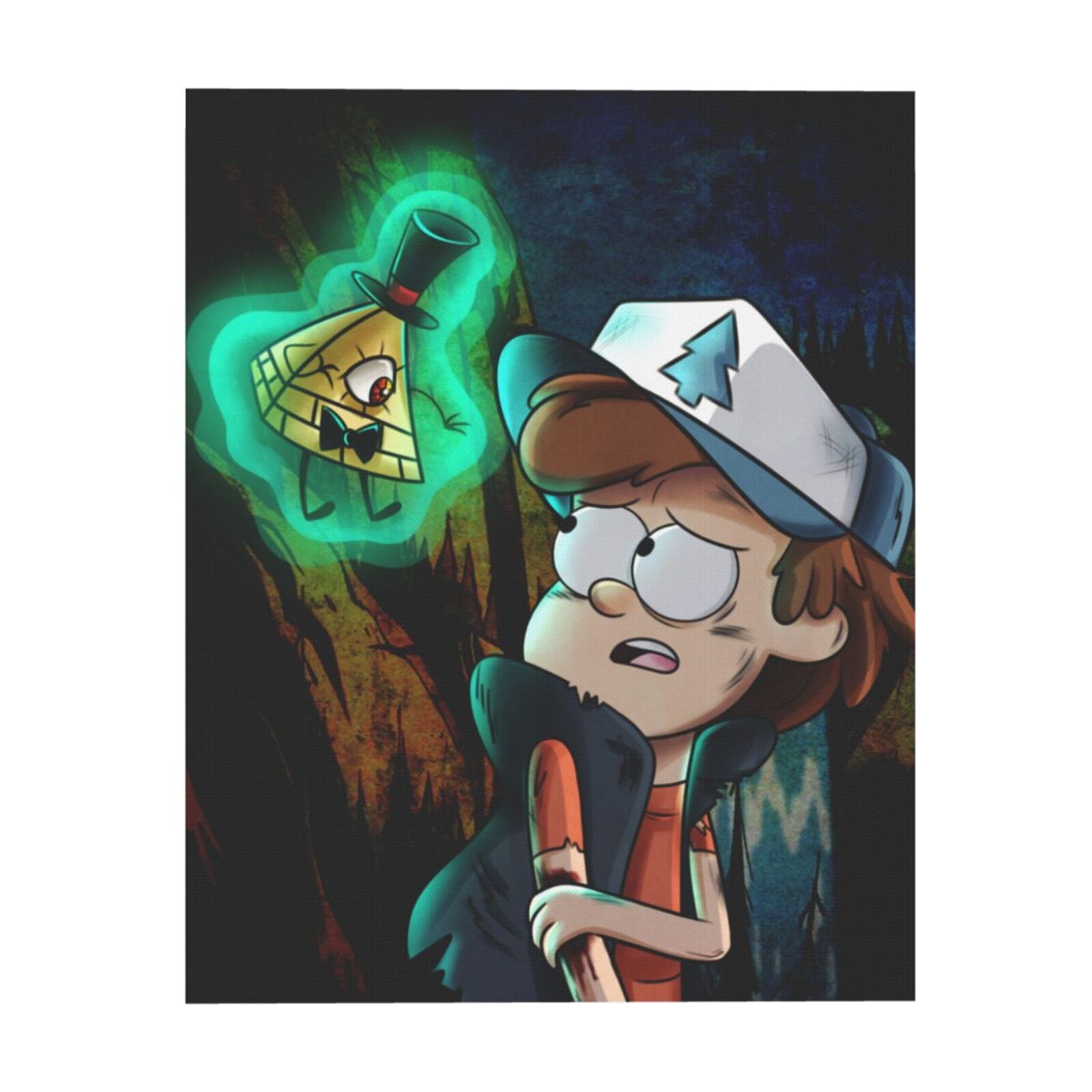 Gravity Falls Bill Cipher Dipper Canvas Decorative Poster Gift Art ...