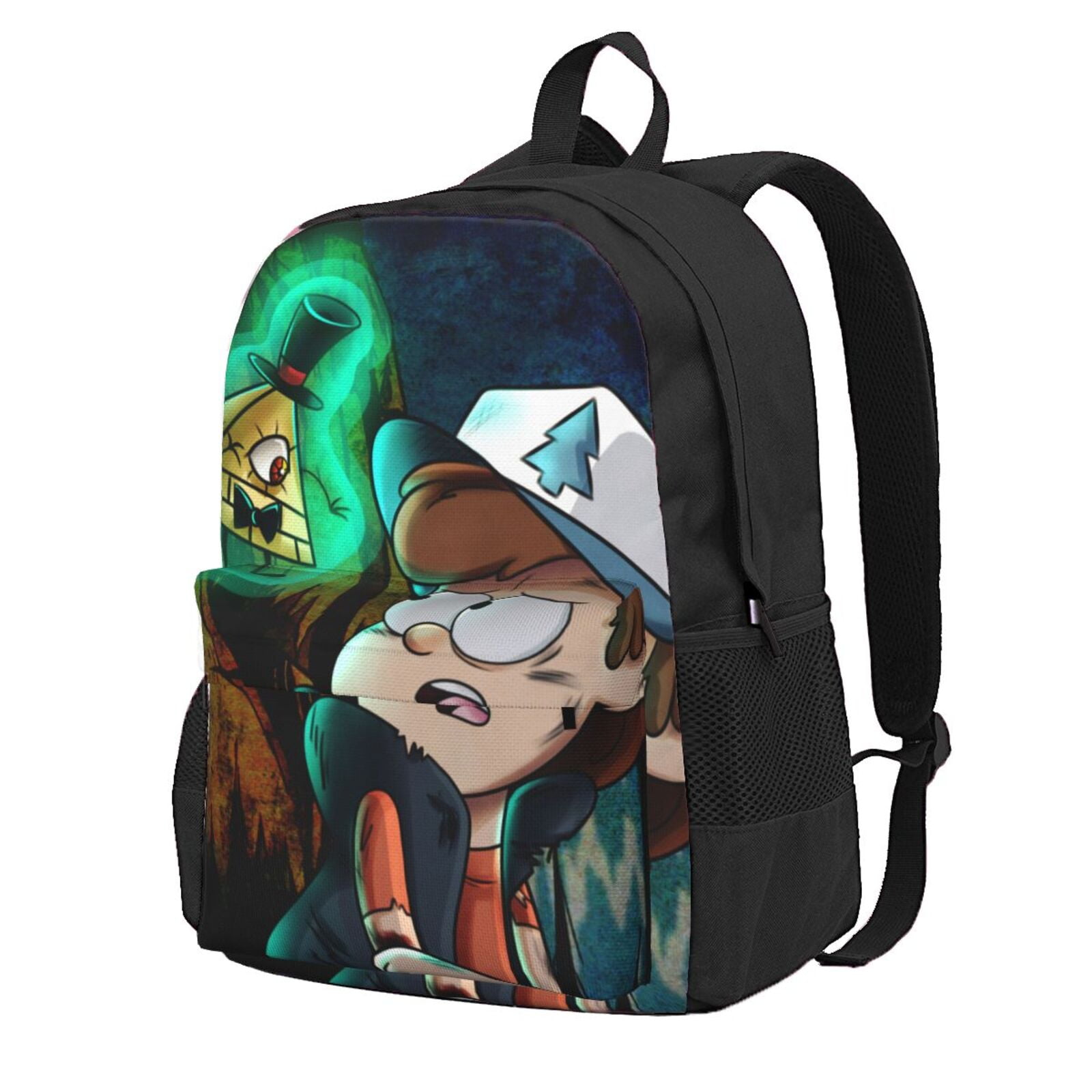 Gravity Falls Bill Cipher Dipper Casual Daypack Laptop Backpack Student ...