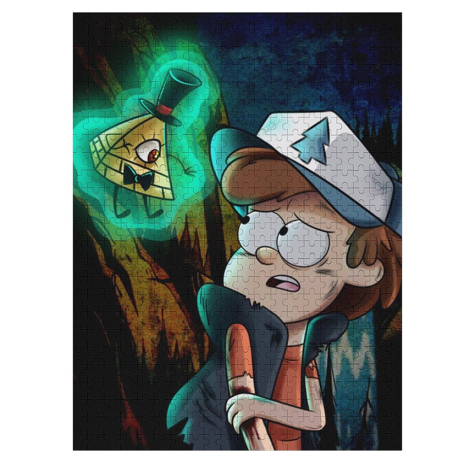 Gravity Falls Bill Cipher Dipper Jigsaw Puzzles Interlocking Puzzles ...