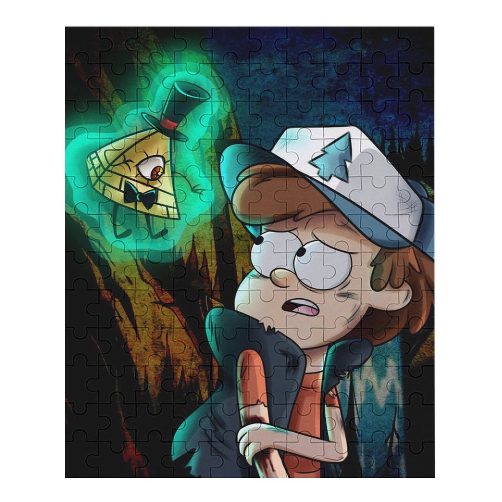 Gravity Falls Bill Cipher Dipper Jigsaw Puzzles Interlocking Puzzles ...