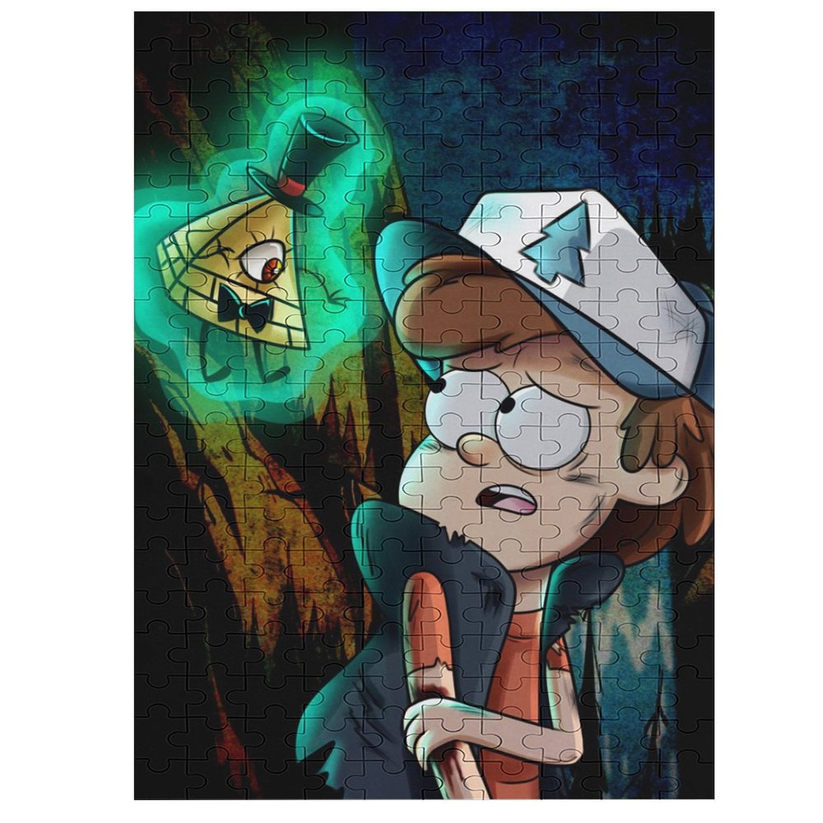 Gravity Falls Bill Cipher Dipper Jigsaw Puzzles Interlocking Puzzles ...