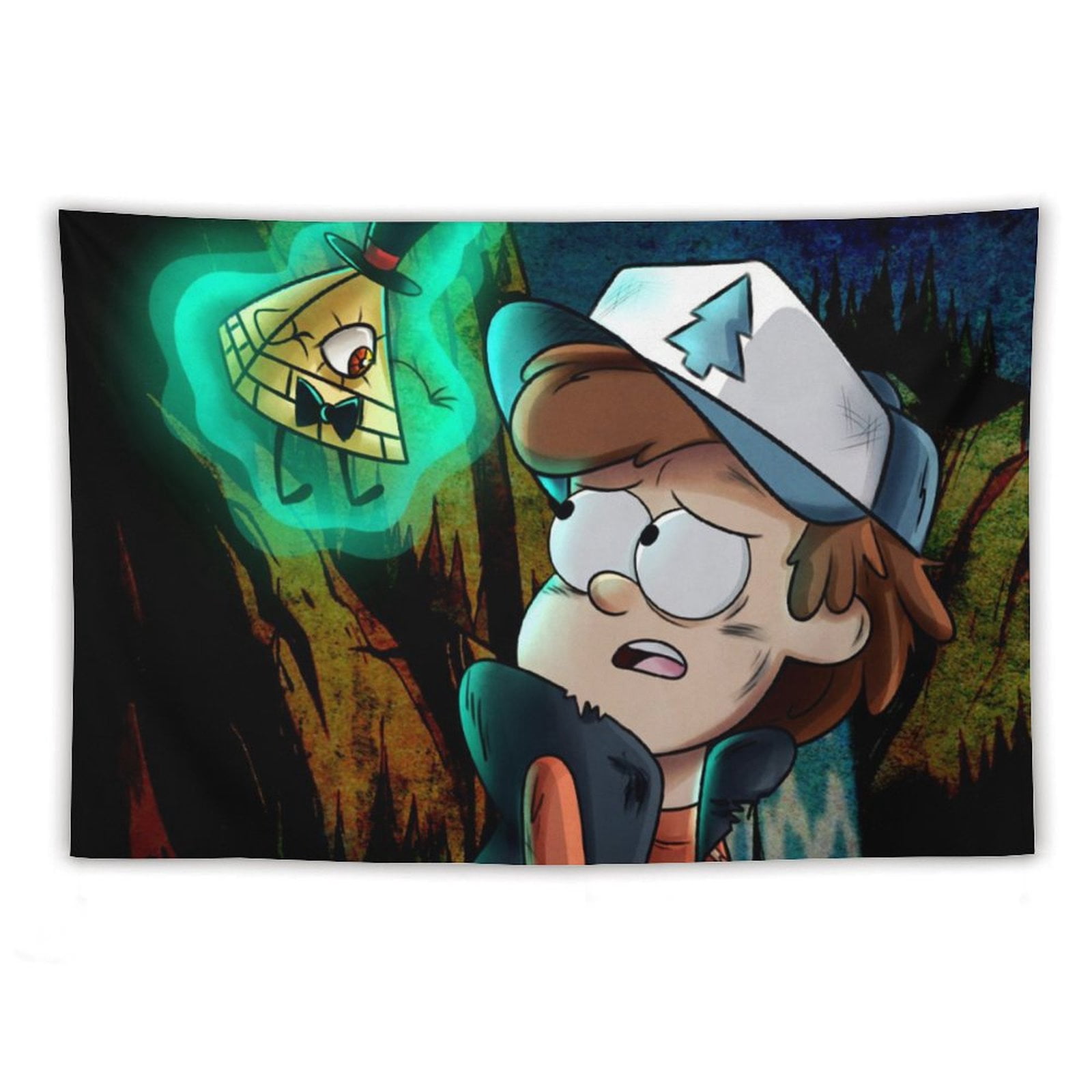 Gravity Falls Bill Cipher Dipper Tapestry Luxury Wall Hanging ...