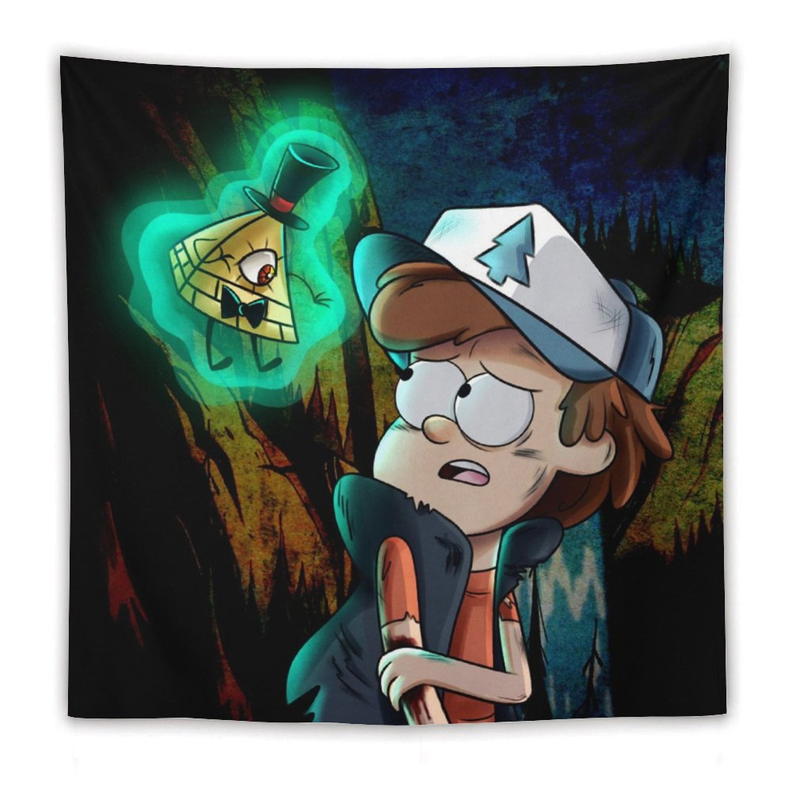 Gravity Falls Bill Cipher Dipper Tapestry Luxury Wall Hanging ...