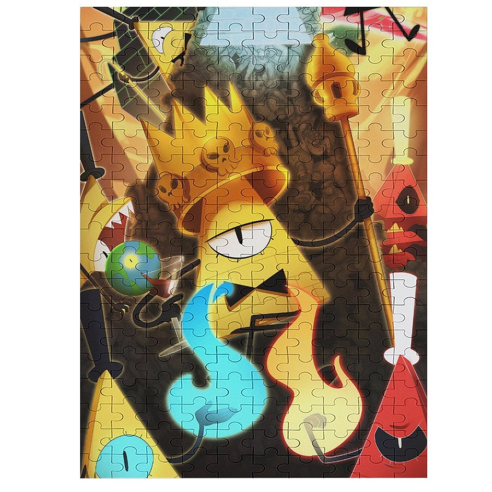 Gravity Falls Bill Cipher Jigsaw Puzzles Interlocking Puzzles Home ...