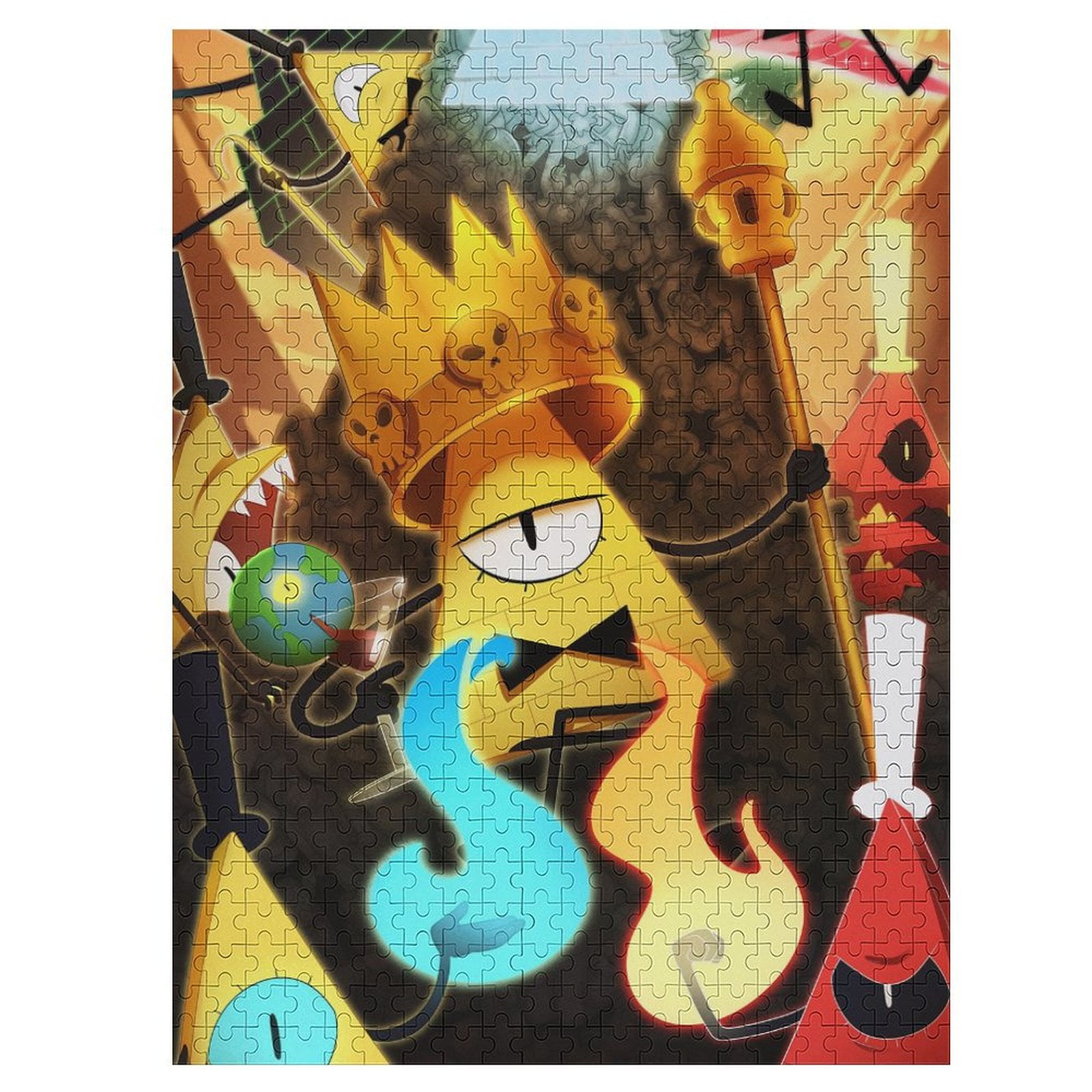 Gravity Falls Bill Cipher Jigsaw Puzzles Interlocking Puzzles Home ...