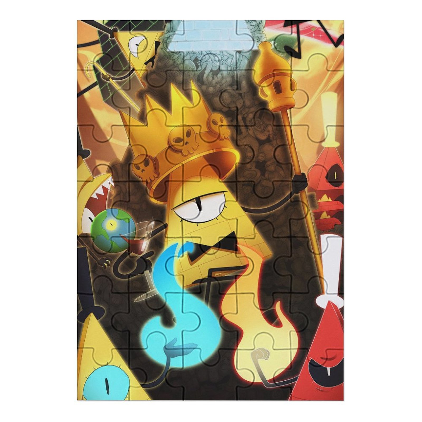Gravity Falls Bill Cipher Jigsaw Puzzles Interlocking Puzzles Home ...