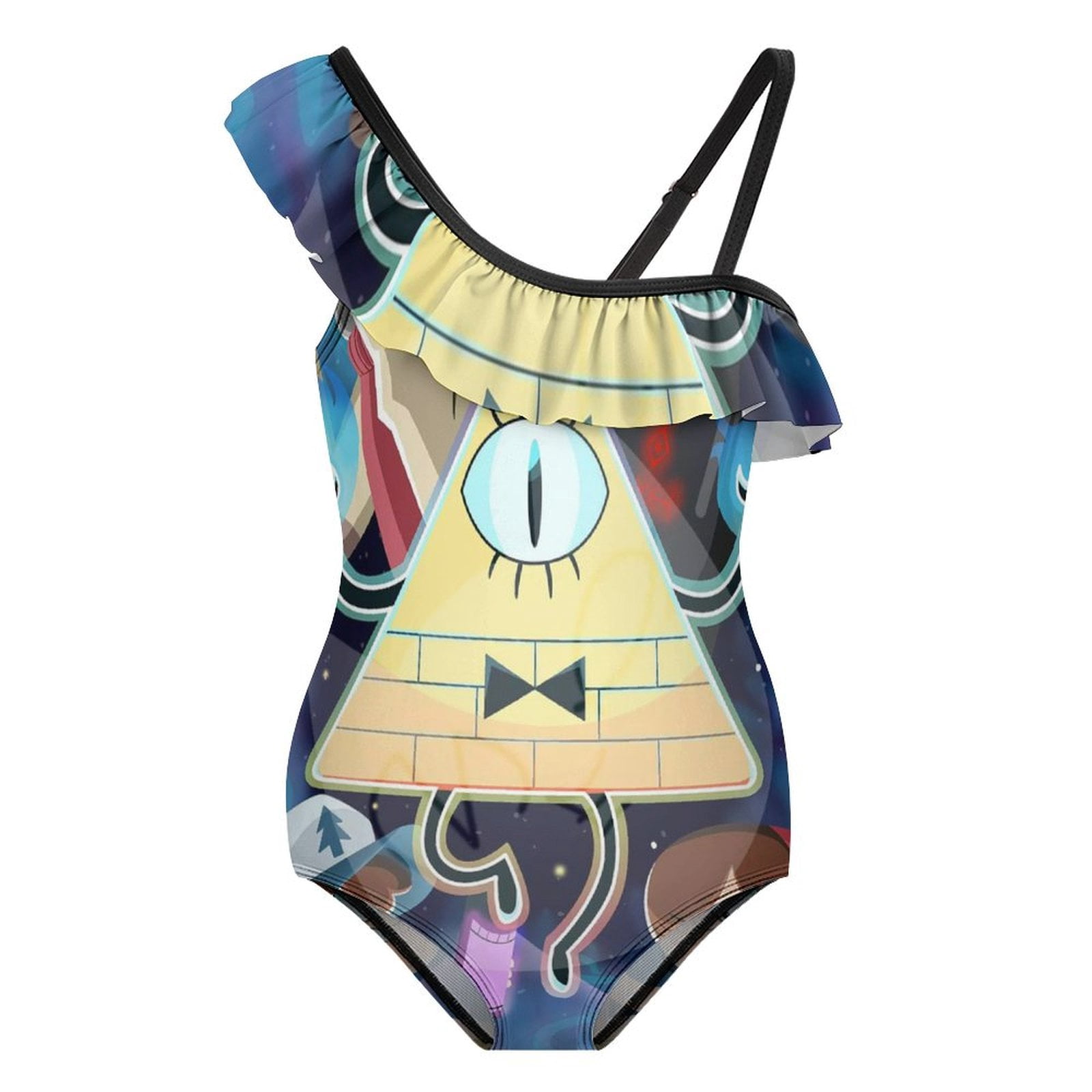 Gravity Falls Bill Cipher Kids Swimsuit Swimwear Adjustable One ...