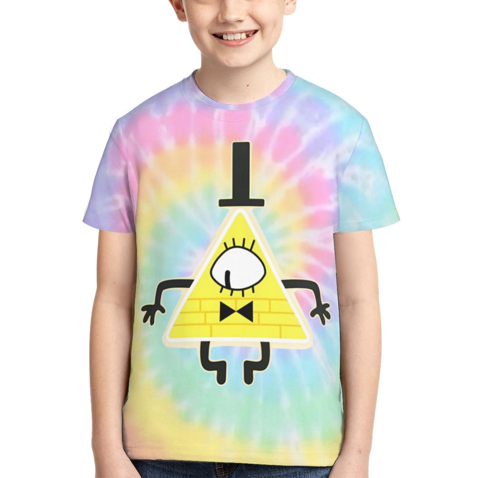 Gravity Falls Bill Cipher Kids T-Shirt 3d Printed Graphic T-Shirts Boys And Girls Short Sleeve ...