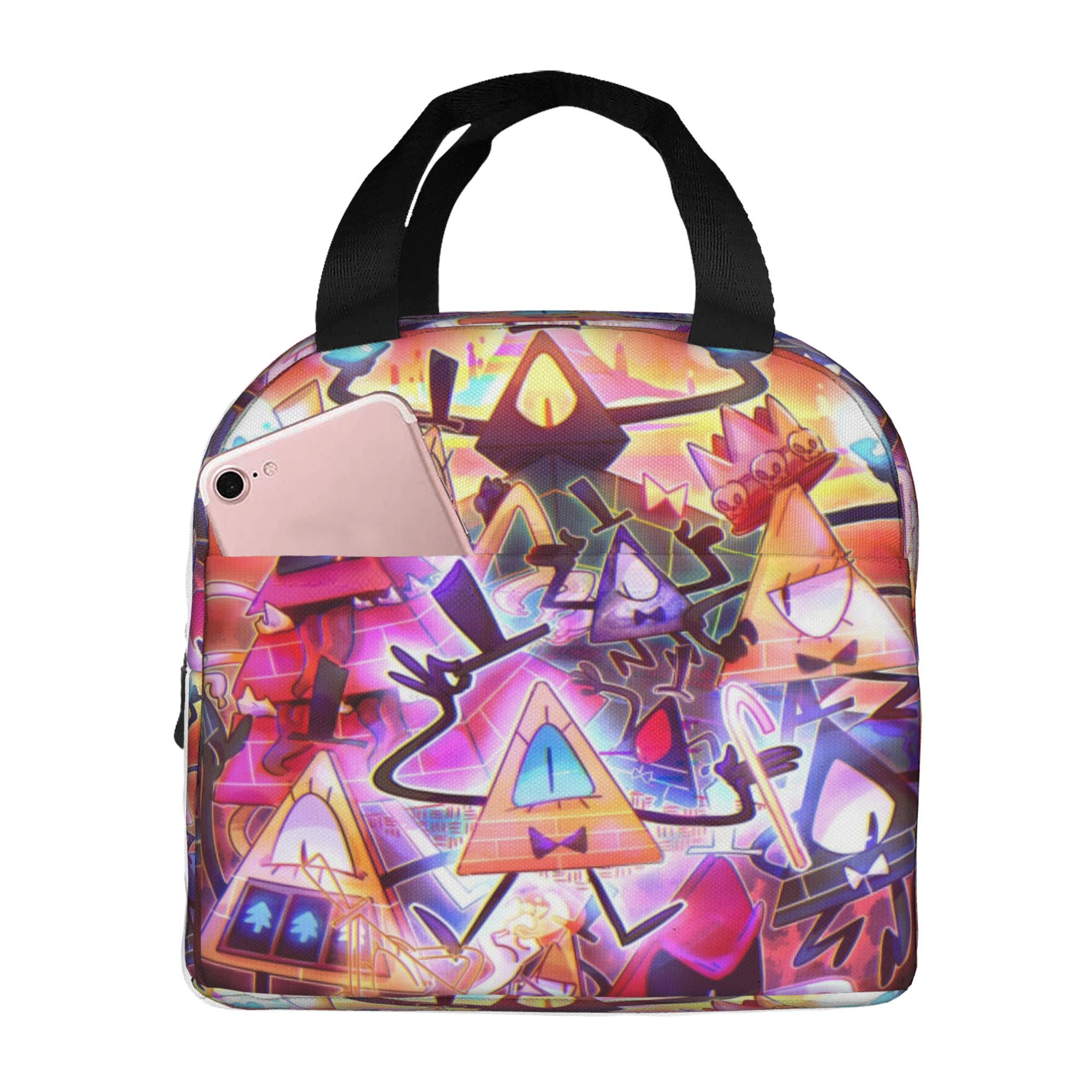 Gravity Falls Bill Cipher Lunch Bag Tote Bag Insulated Lunch Box Picnic ...