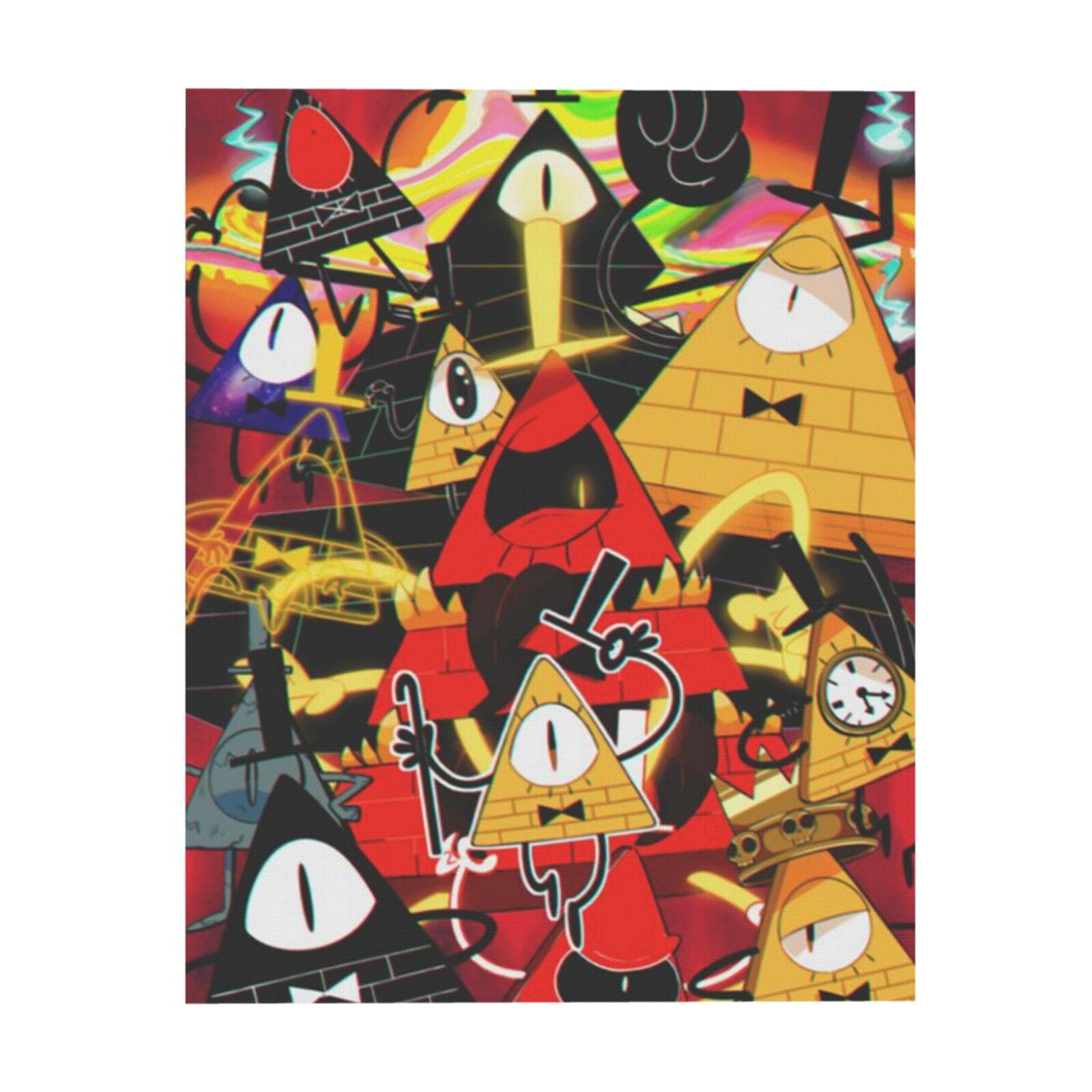 Gravity Falls Bill Cipher Pattern Canvas Decorative Poster Gift Art ...
