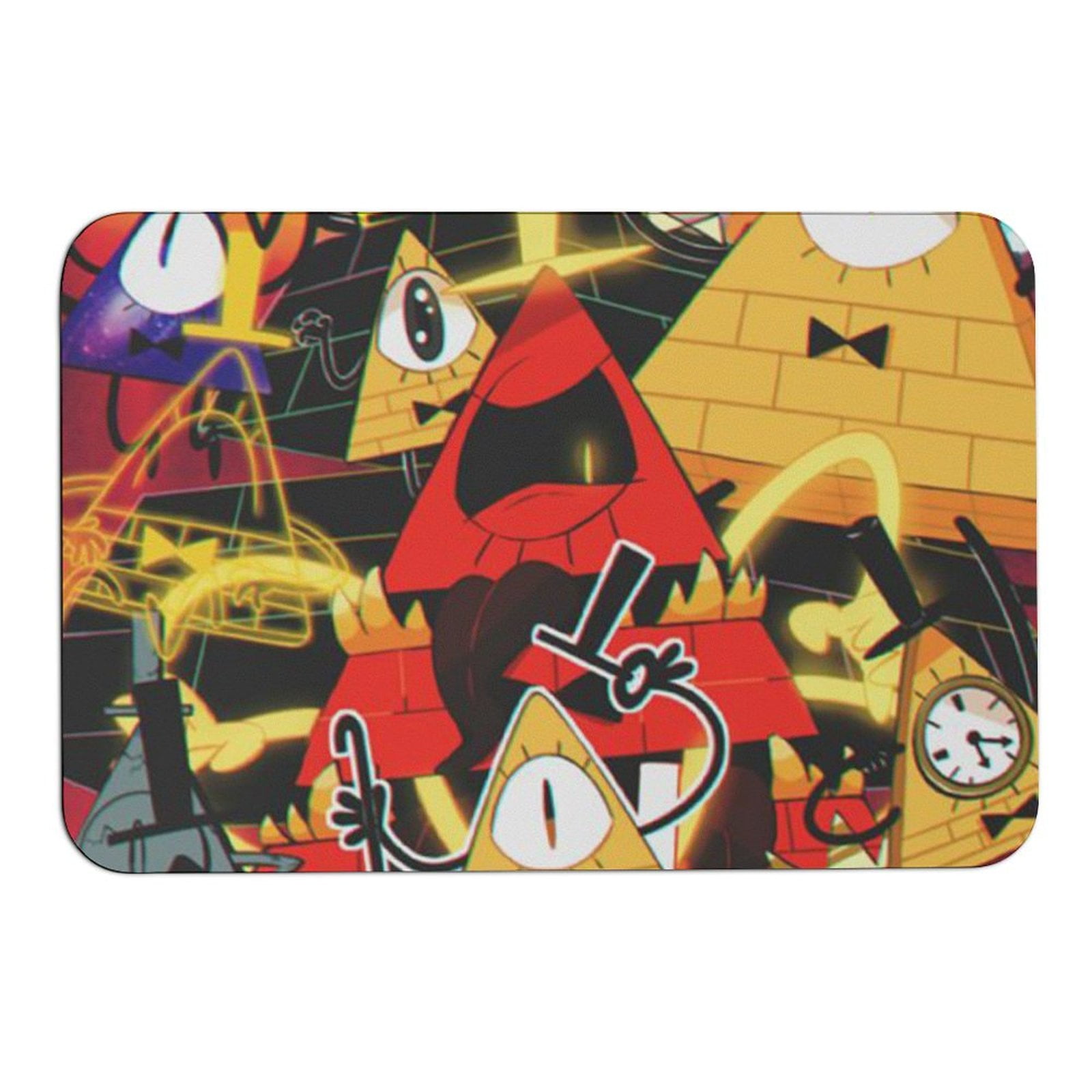 Gravity Falls Bill Cipher Pattern Mud Mat Non Slip Soft Floor Rugs ...