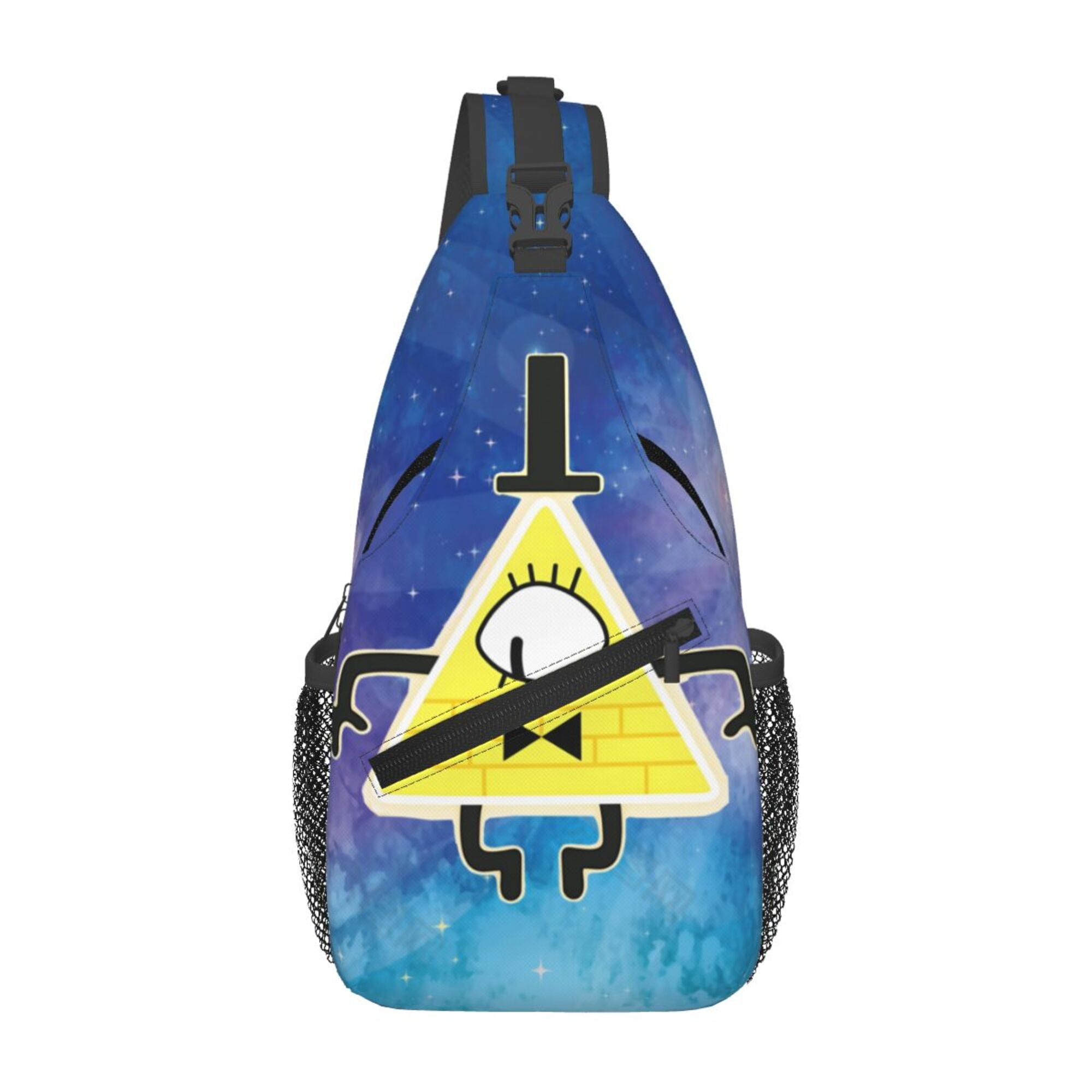 Gravity Falls Bill Cipher Sling Bag Crossbody Sling Backpack Chest Bag ...