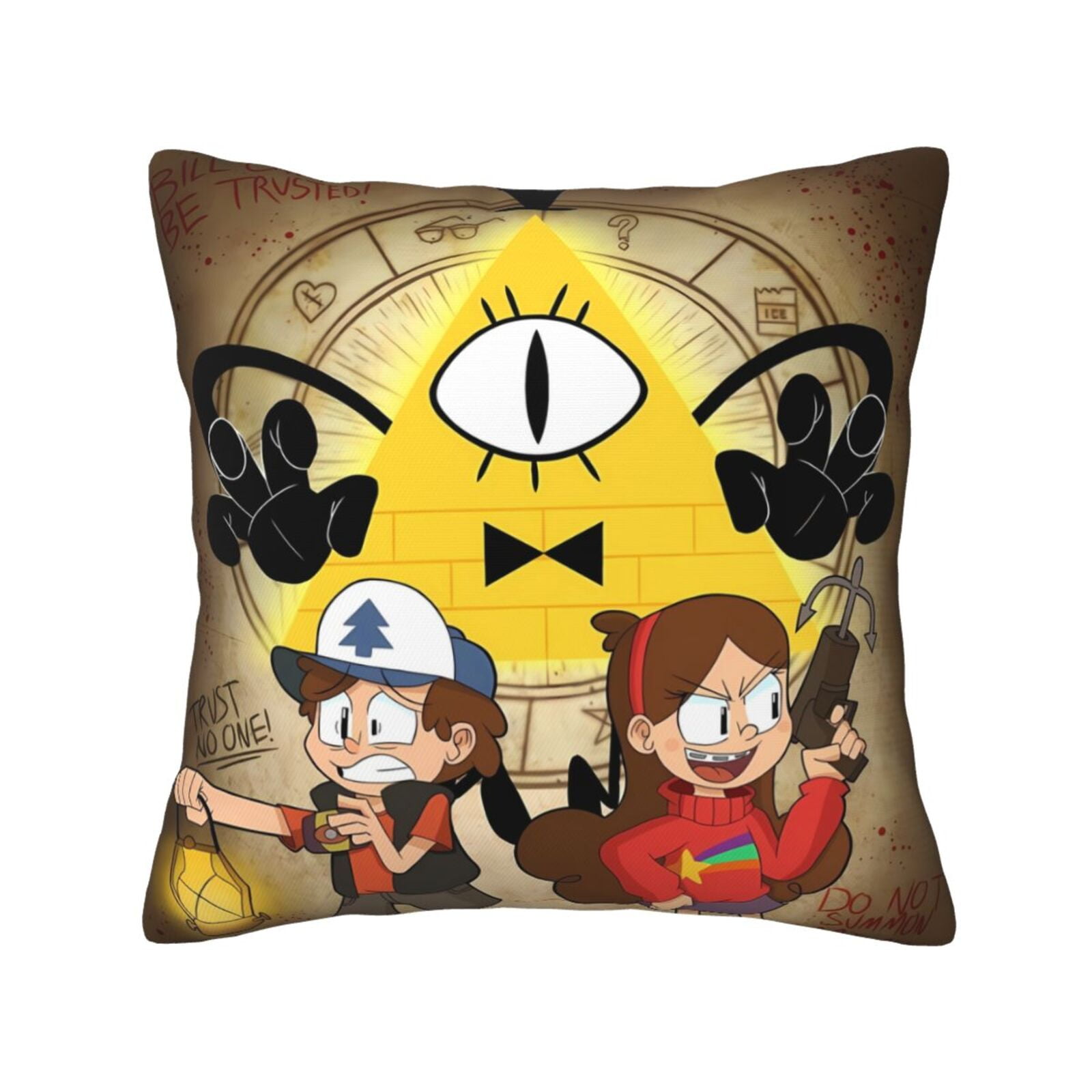 Gravity Falls Bill Cipher Throw Pillow Covers Cases Cushion Cover ...